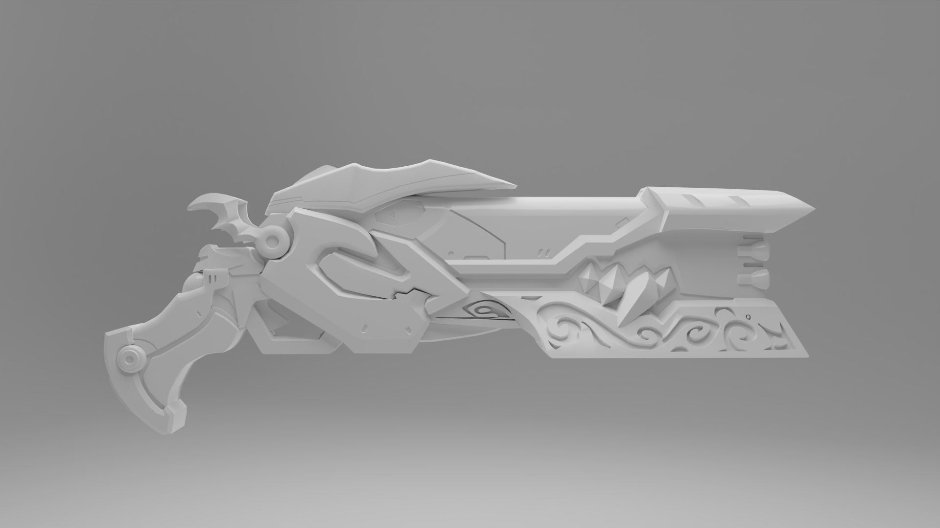 3D model Overwatch - Dracula Reaper Hellfire Shotgun model VR / AR ...