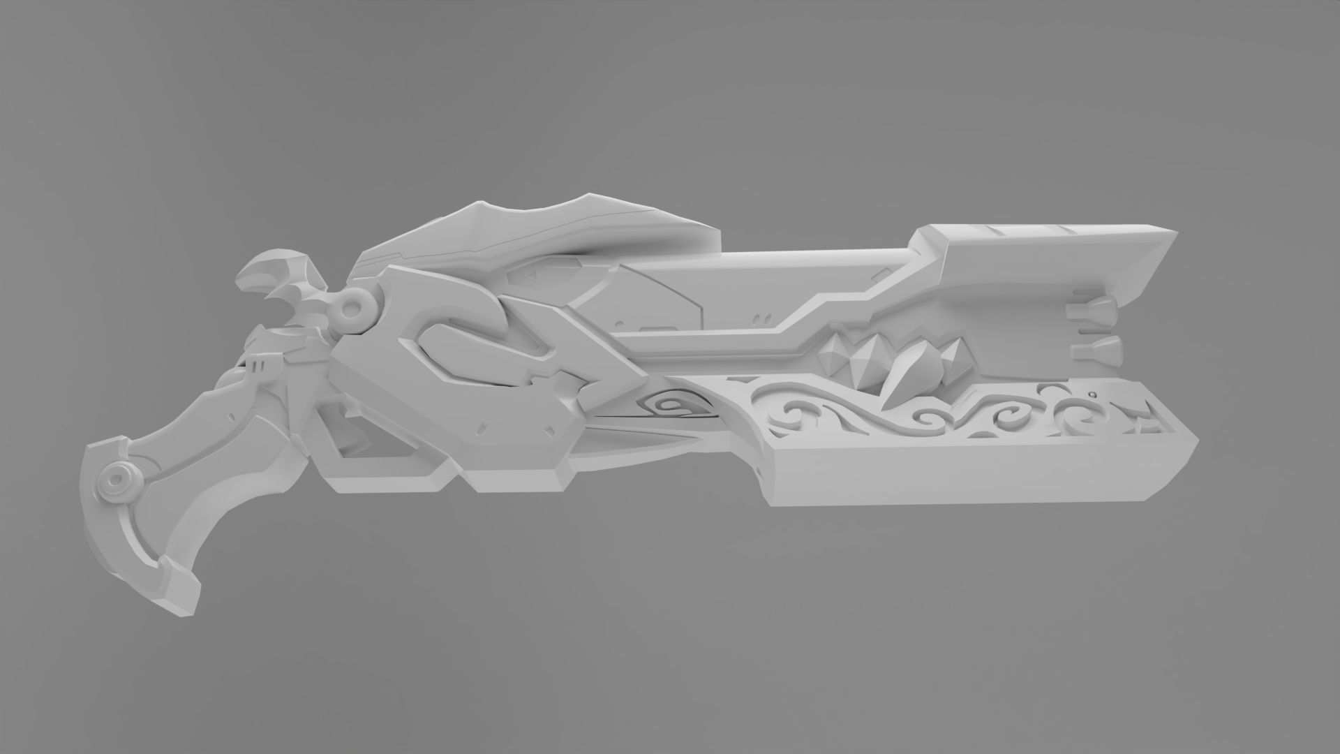 3D model Overwatch - Dracula Reaper Hellfire Shotgun model VR / AR ...