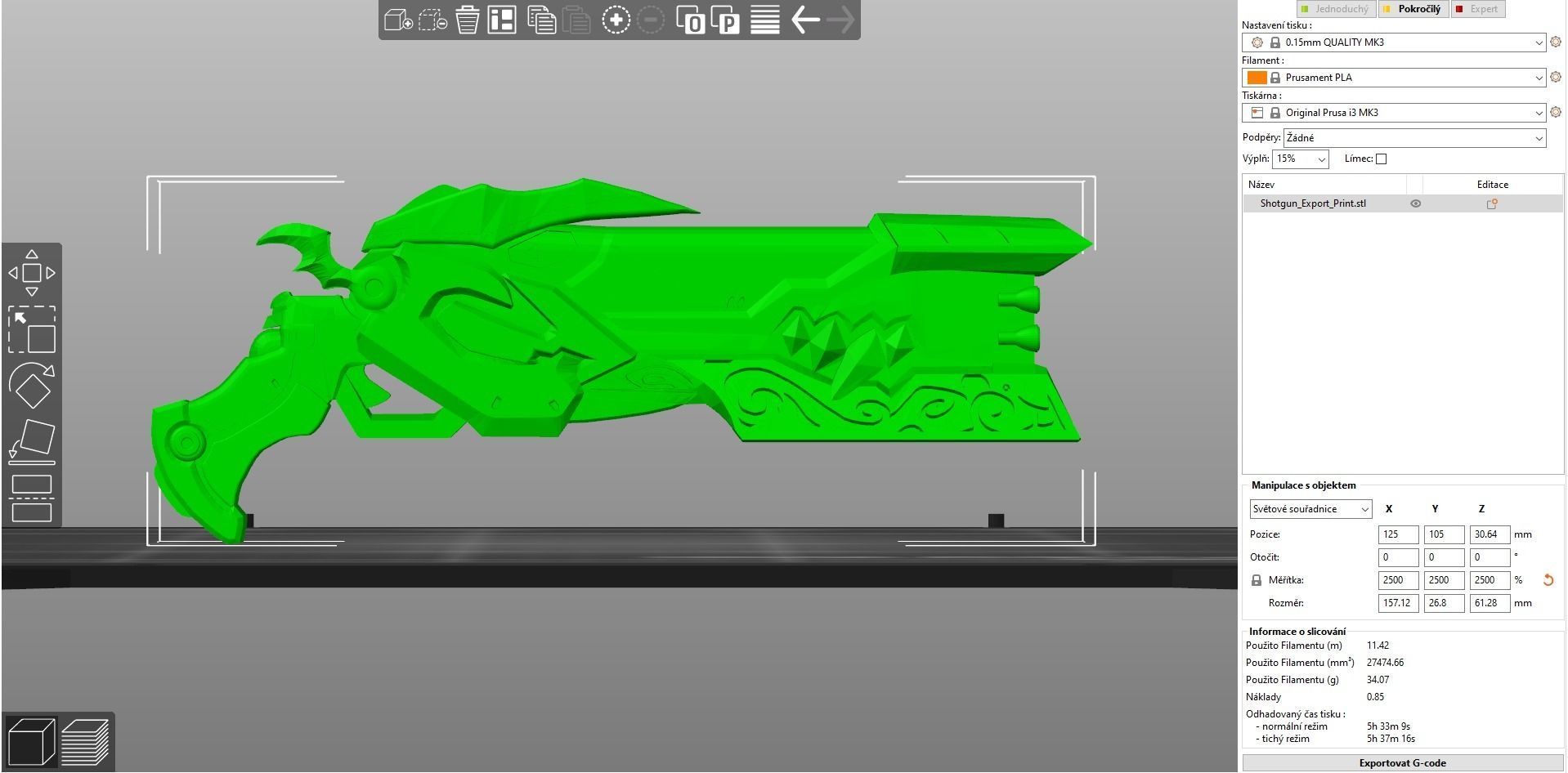 3D model Overwatch - Dracula Reaper Hellfire Shotgun model VR / AR ...