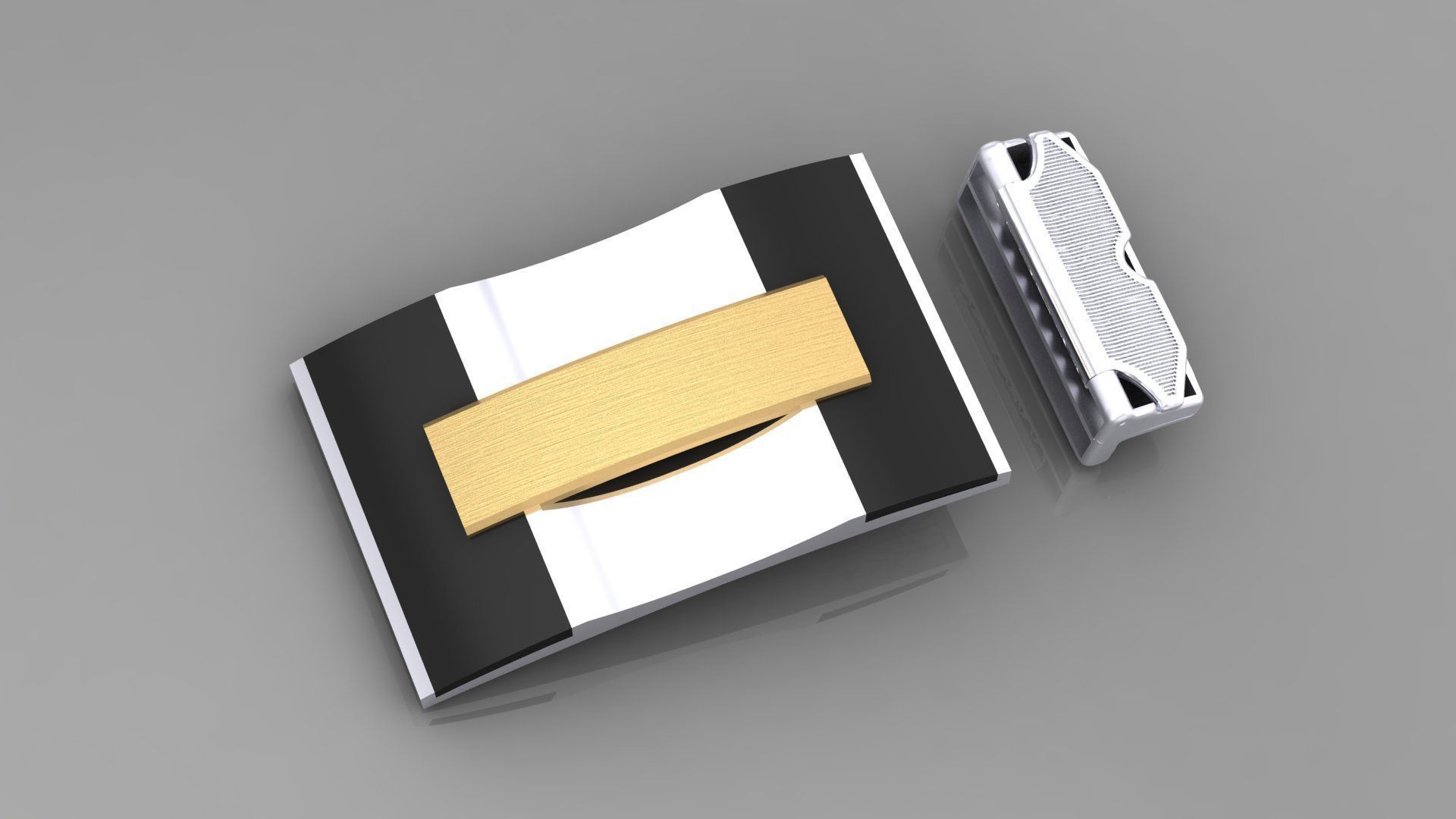 Classic Buckle 3D model 3D printable | CGTrader