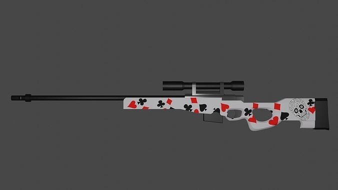 3D model Arma AWM VR / AR / low-poly | CGTrader