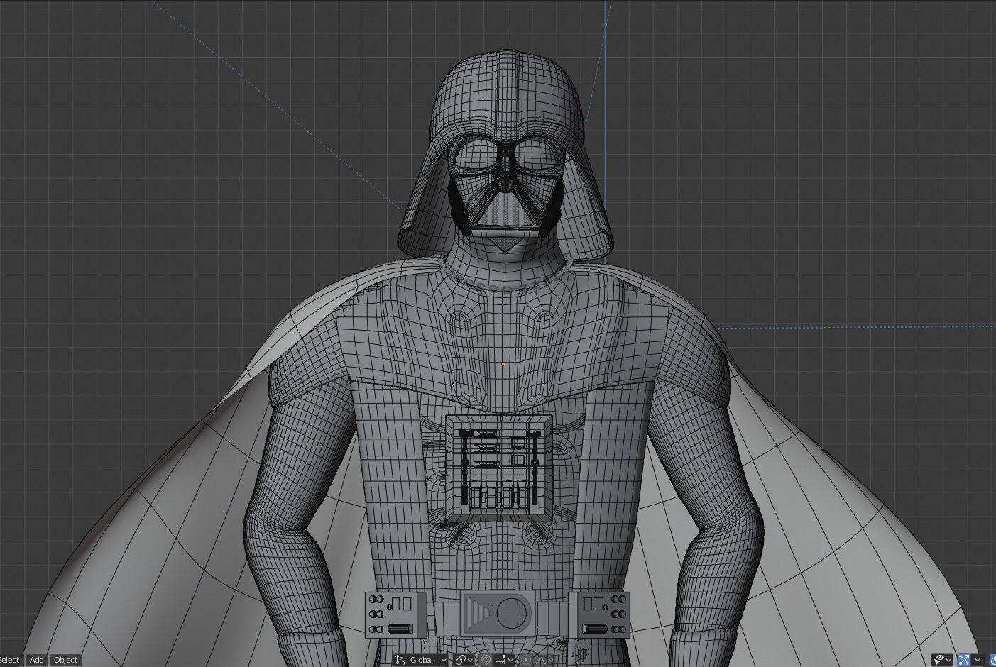 Darth Vader 3D model rigged | CGTrader
