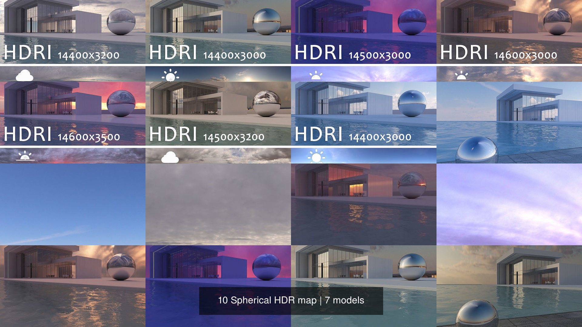 10 Spherical HDR map 3D Model Collection | CGTrader