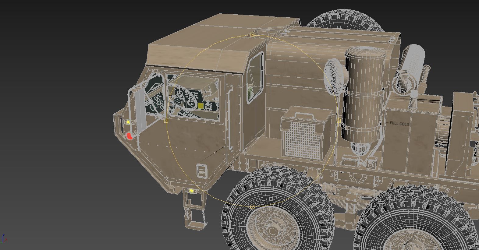 Patriot M901 Launching Station 3D model animated rigged | CGTrader