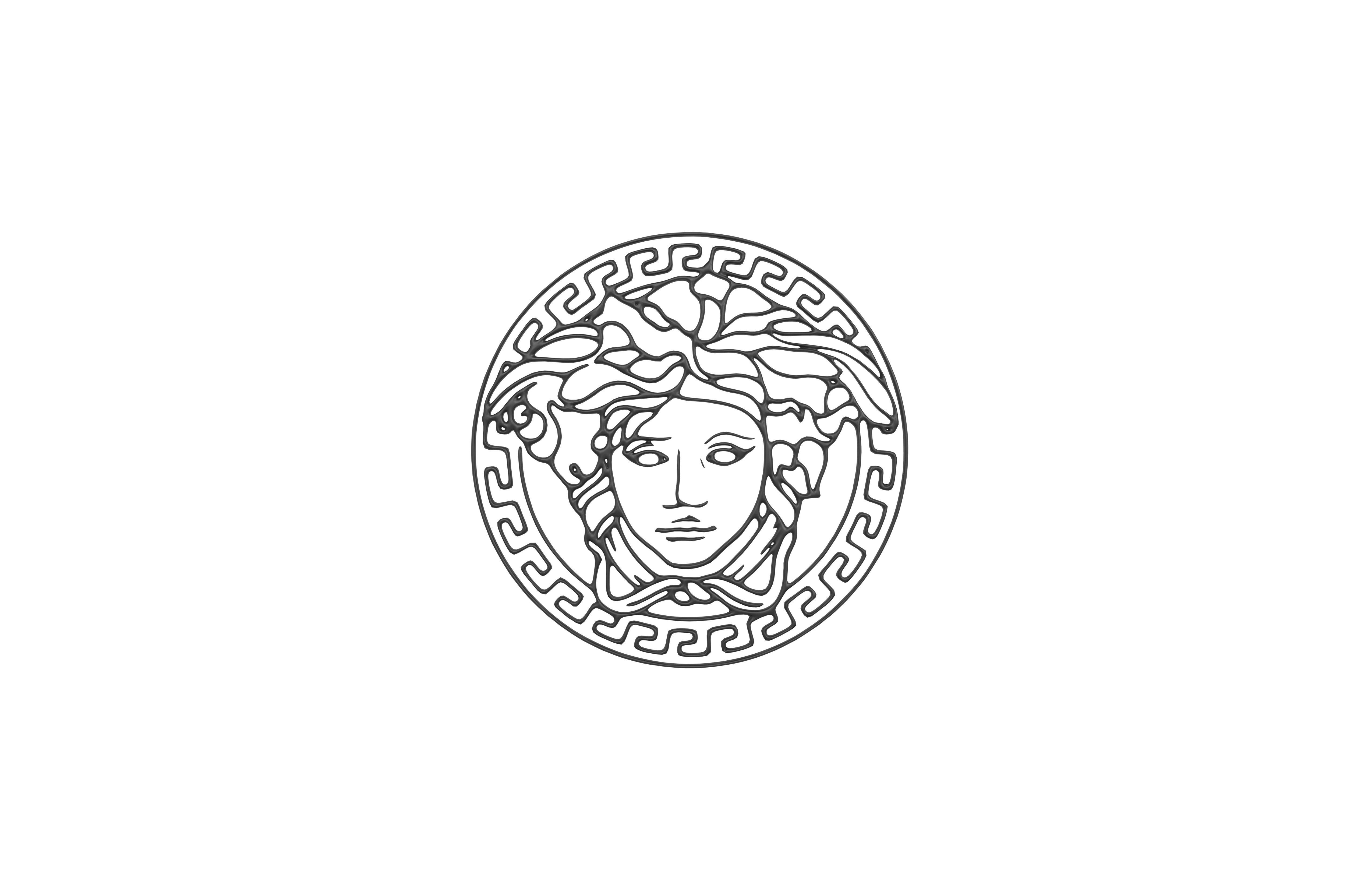 Gianni Versace Logo v1 001 free 3D model | CGTrader