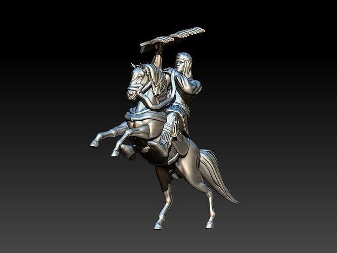 Chief Osceola FSU Mascot 3D model 3D printable | CGTrader