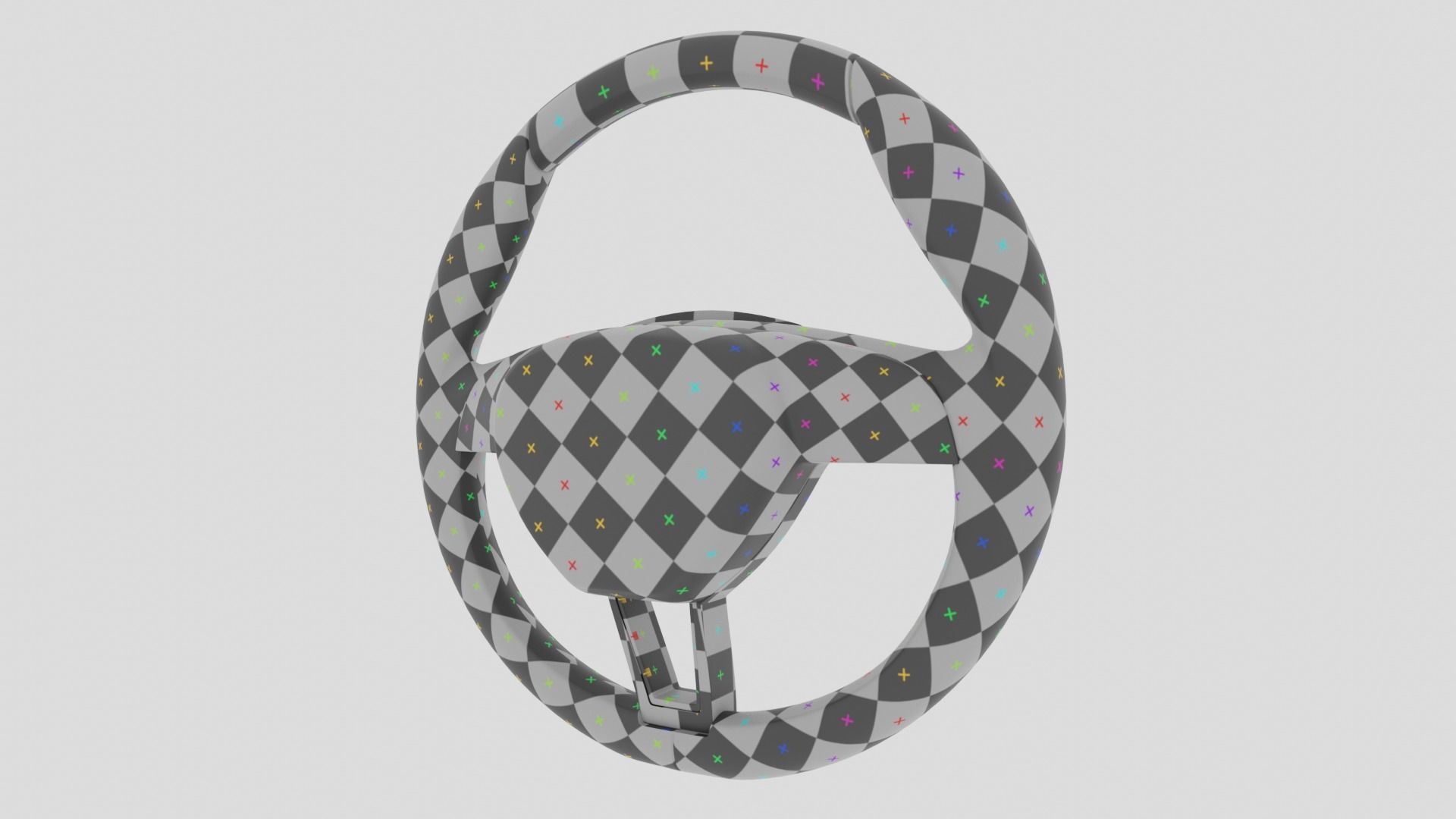 Skoda Steering Wheel 3D model | CGTrader