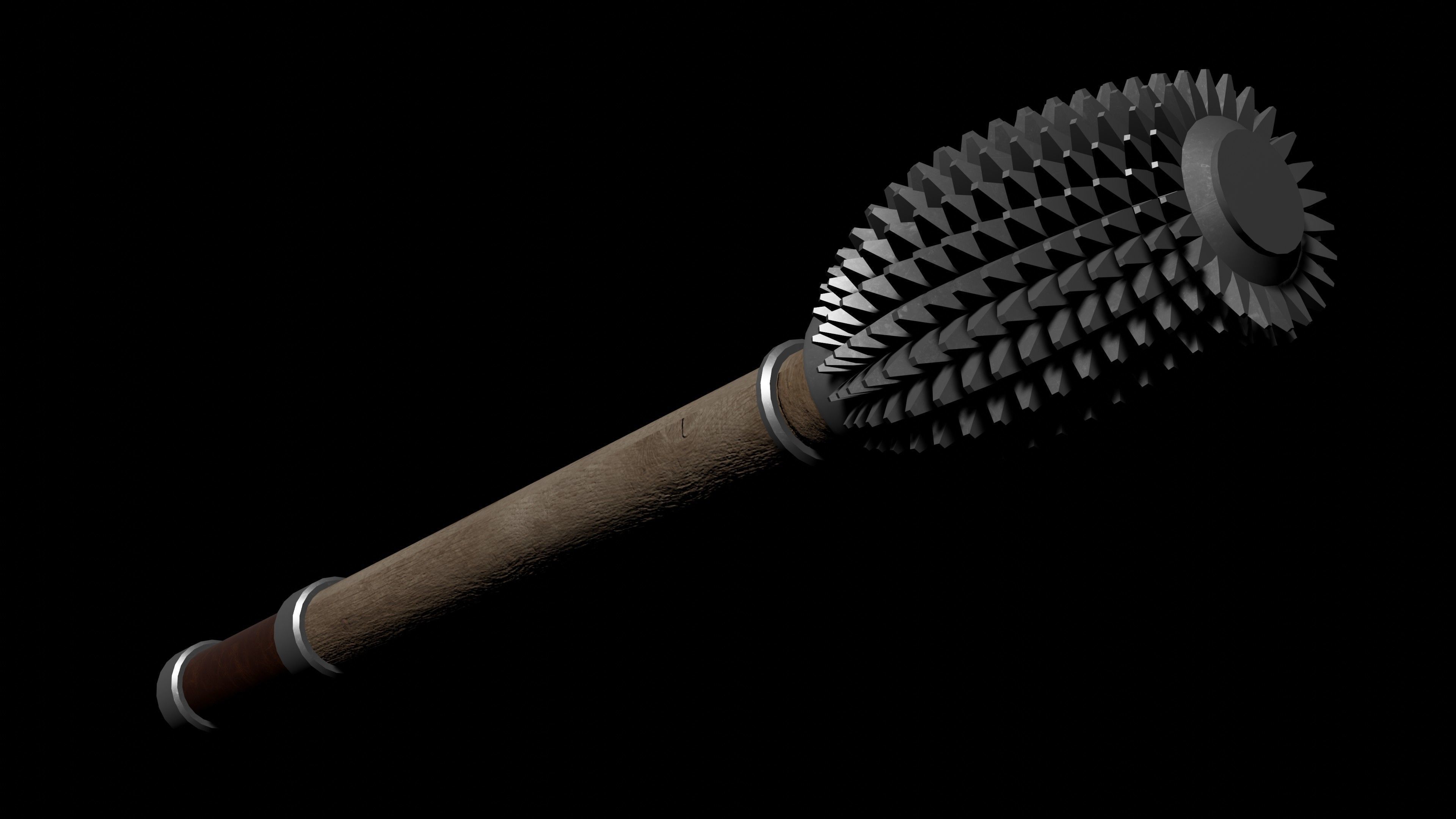 3D model Realistic maces with textures - 5 different maces VR / AR ...