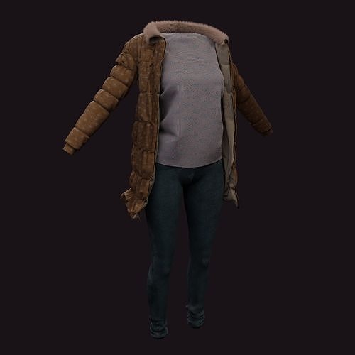 Winter Clothing 3D model | CGTrader