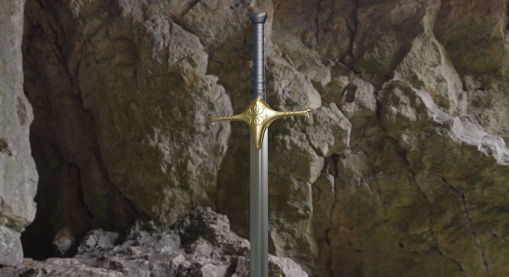 Middle eastern curved sword 3D model | CGTrader