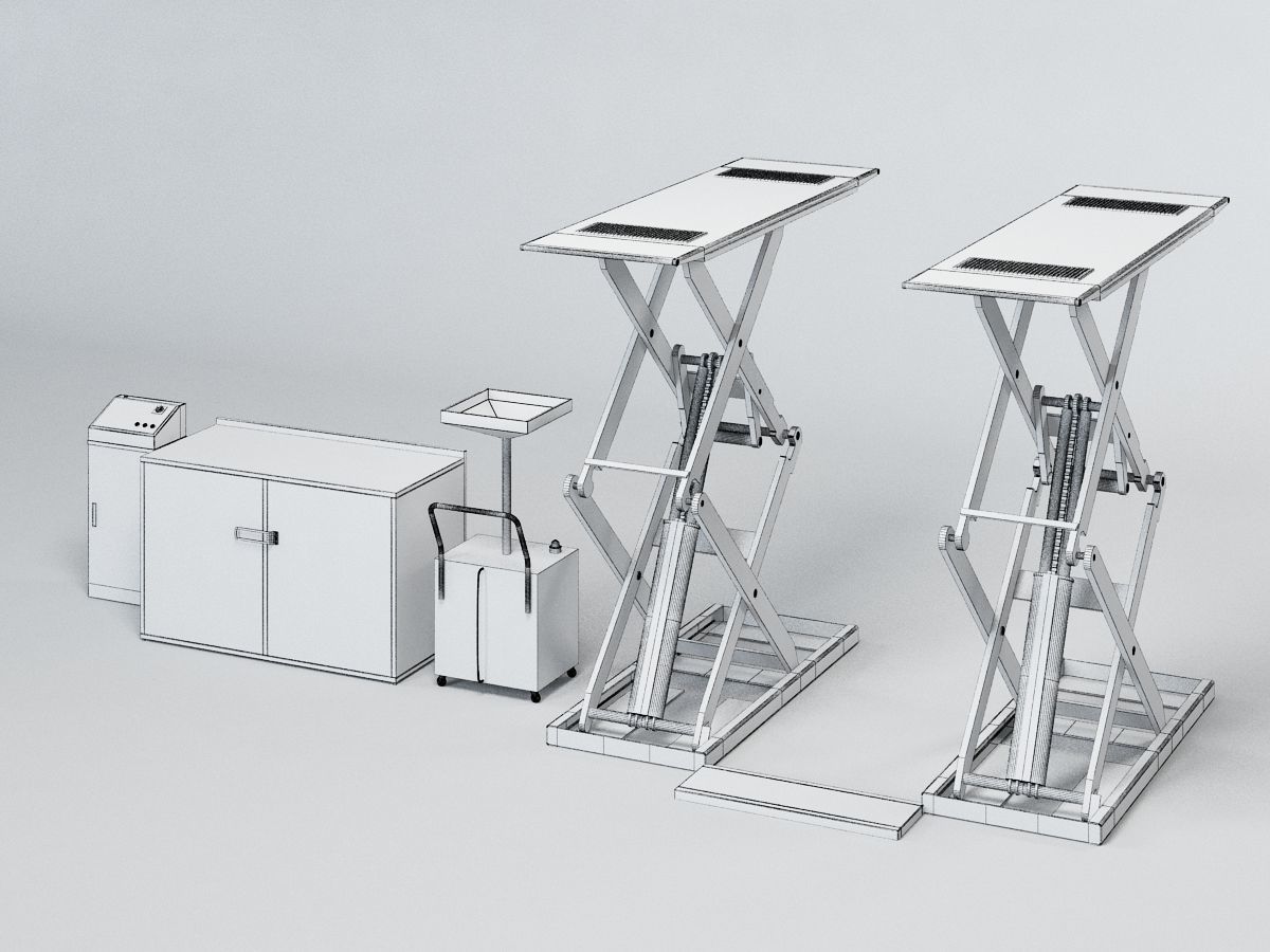 Repair Shop Props 3D model | CGTrader