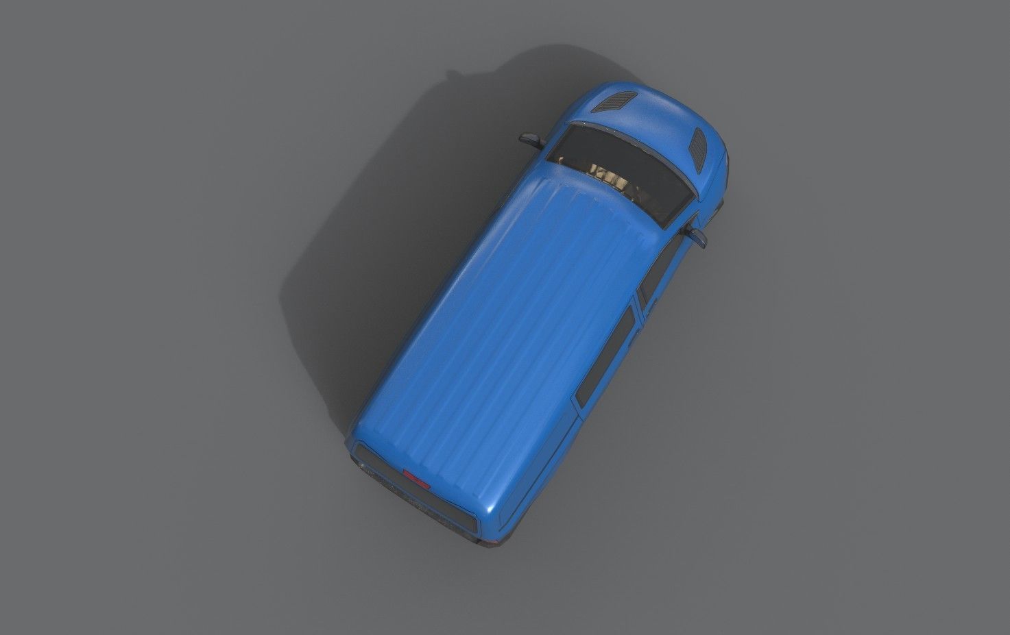 3D model Generic Minivan Blue VR / AR / low-poly | CGTrader