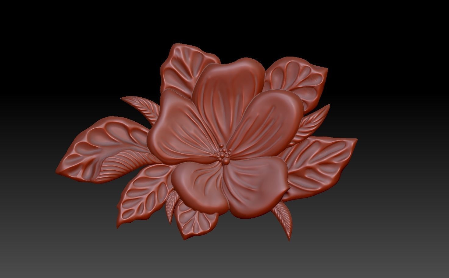 flower 3D model 3D printable | CGTrader