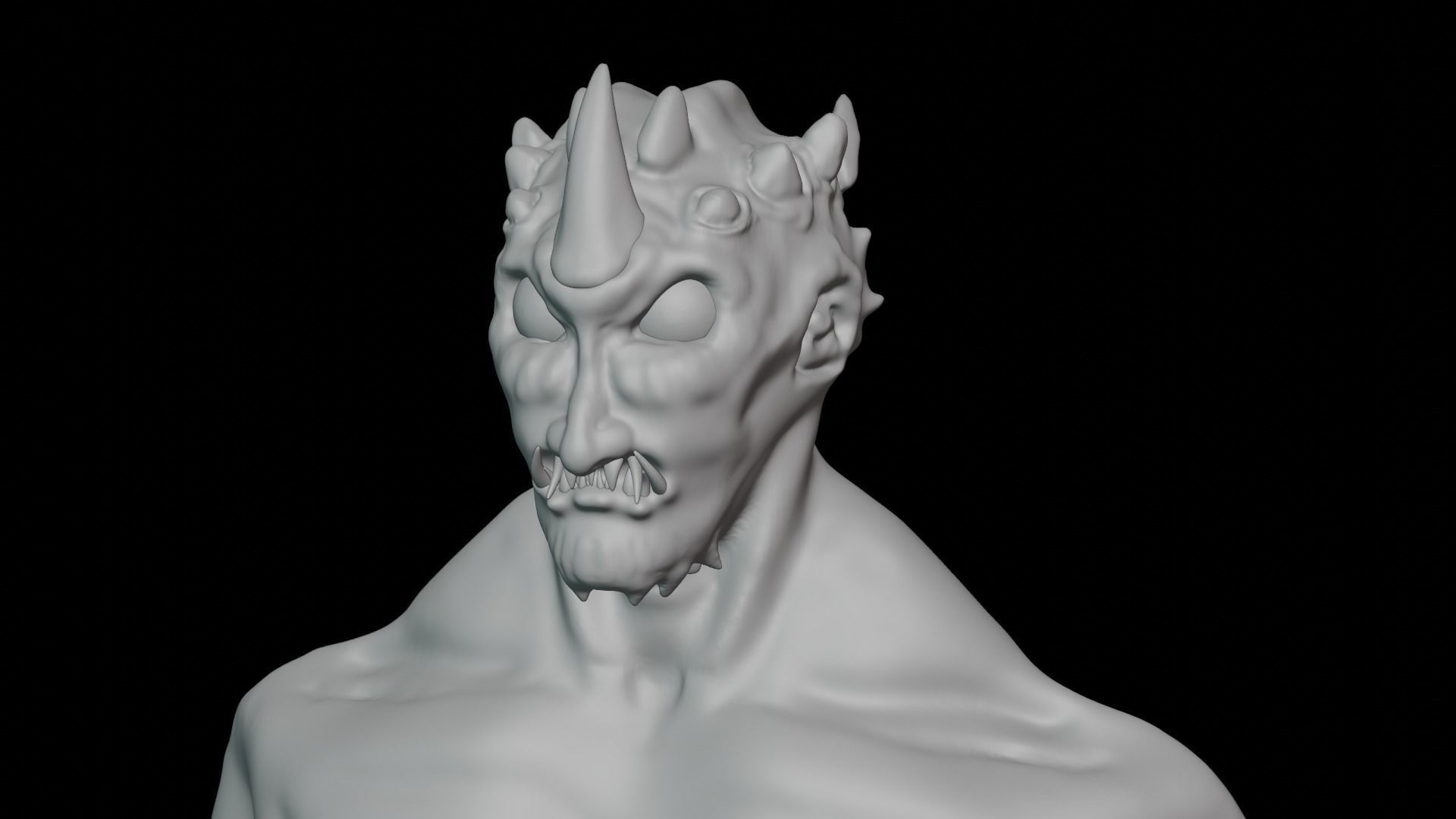 Demon Statue free 3D model | CGTrader
