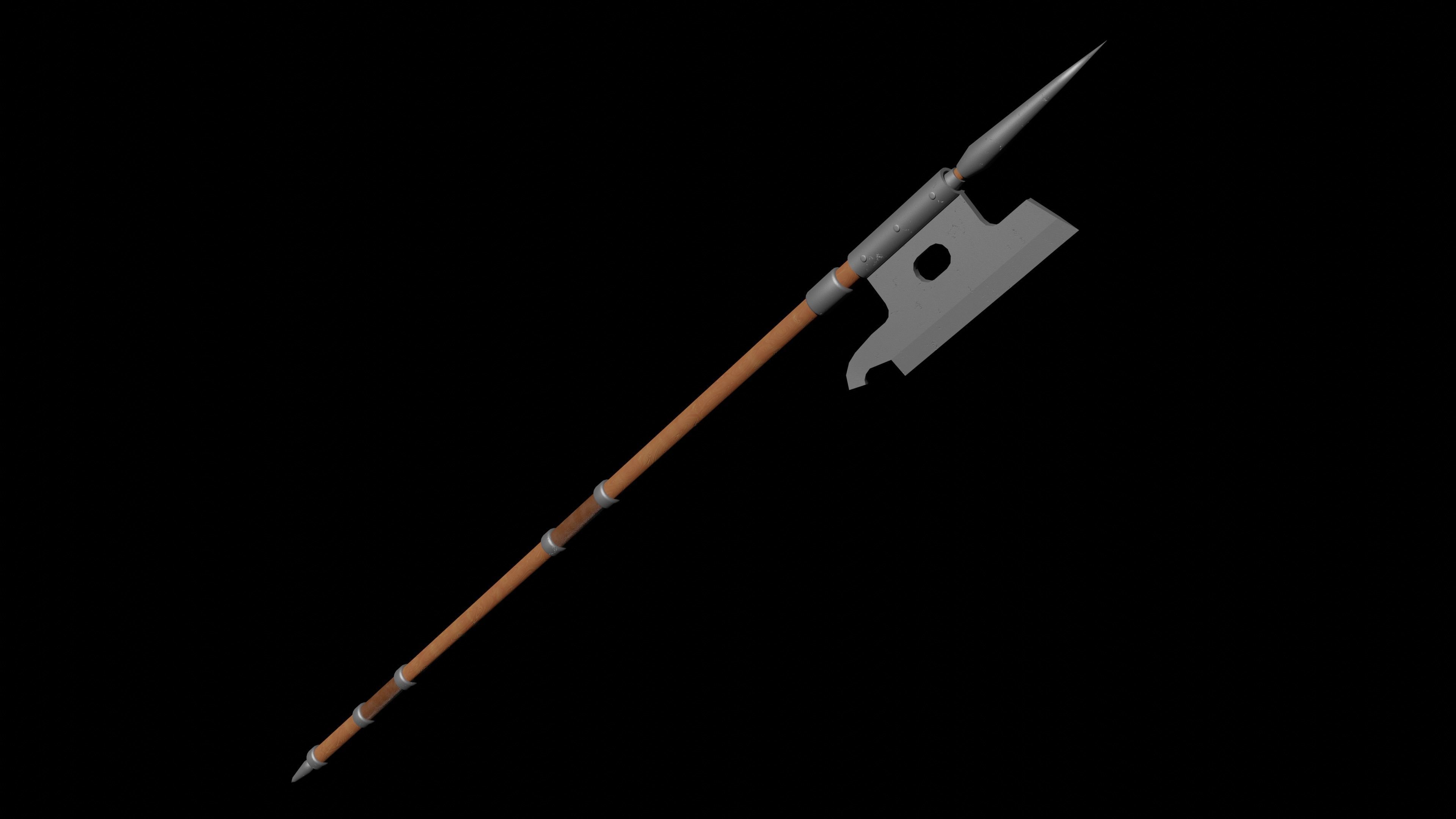 3D model Realistic pikes with procedural materials - 5 different pikes ...
