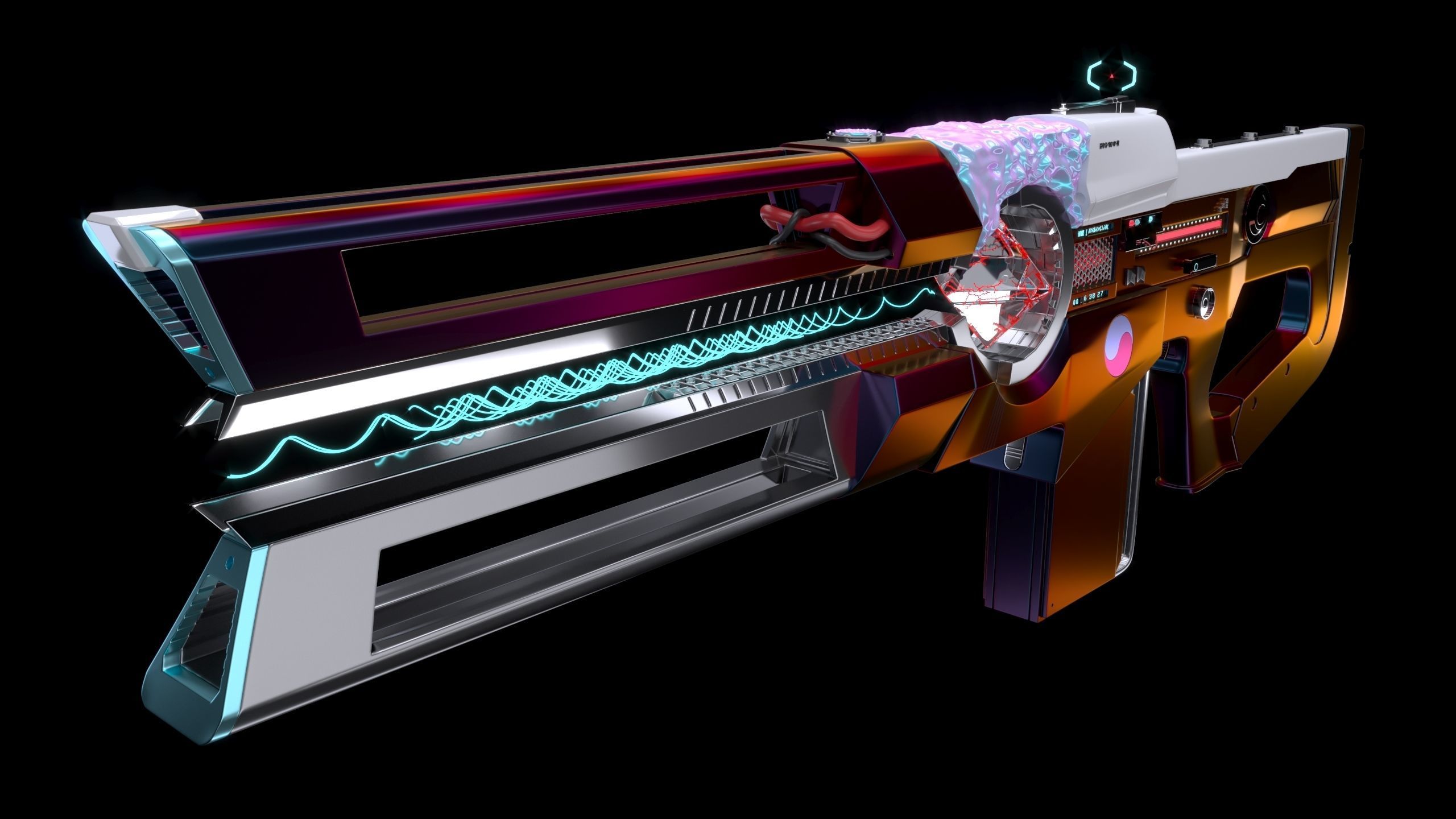 Destiny 2 gun 3D model | CGTrader