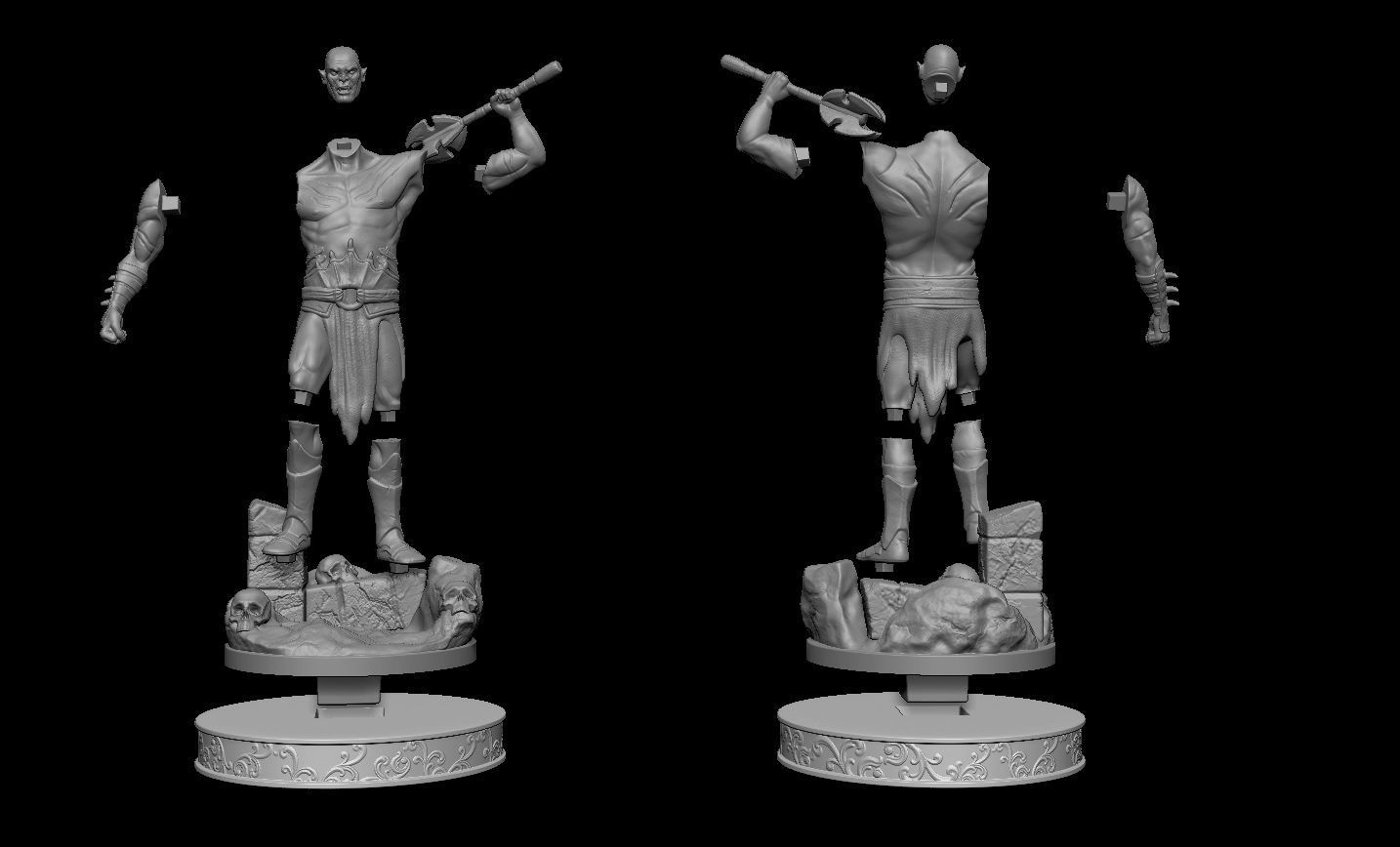 Azog The Defiler Fan Art 3D model 3D printable | CGTrader