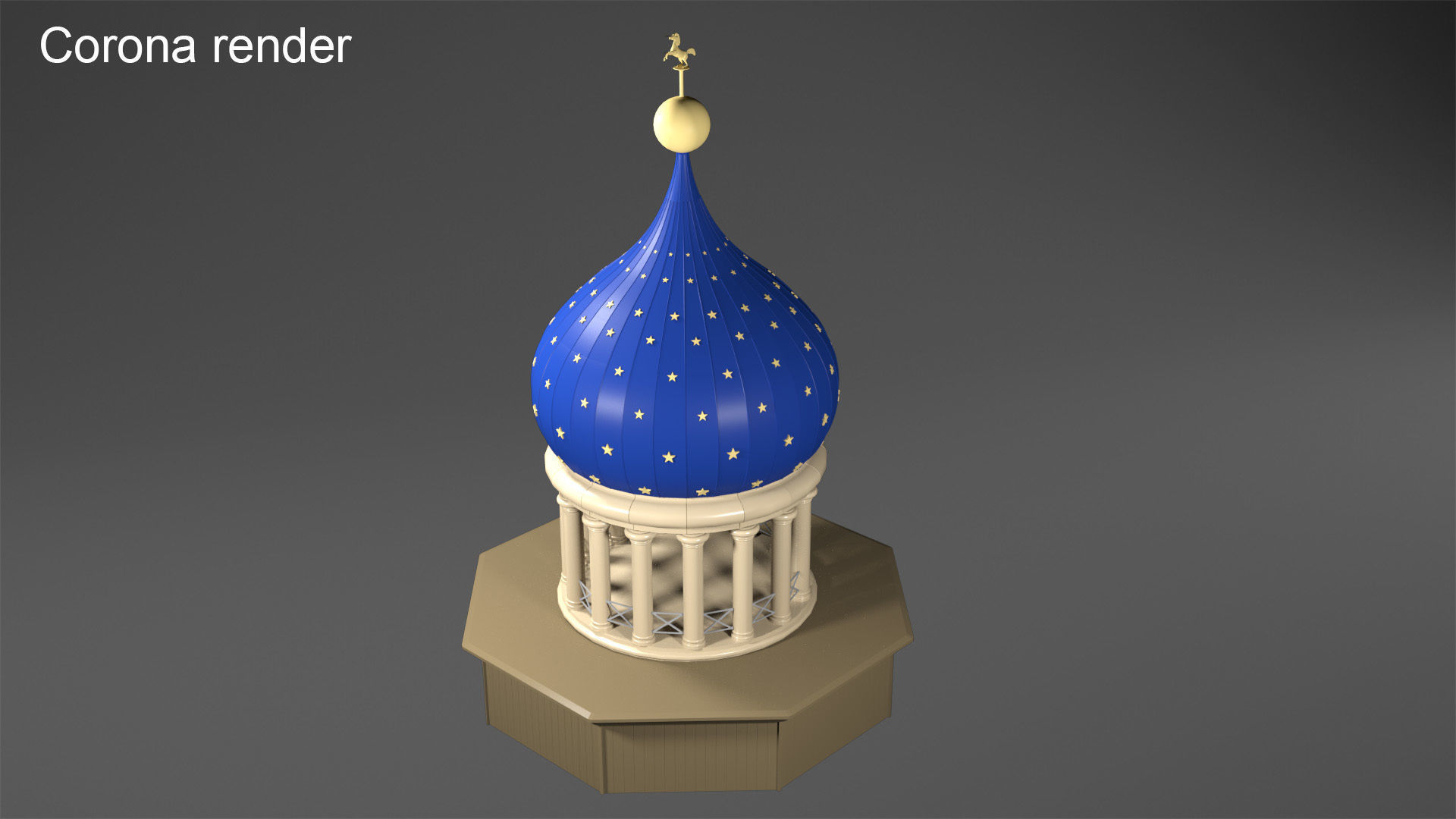 Colt armory dome- 3d model 3D model | CGTrader