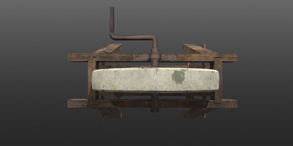 3D model Historical Grindstone VR / AR / low-poly | CGTrader