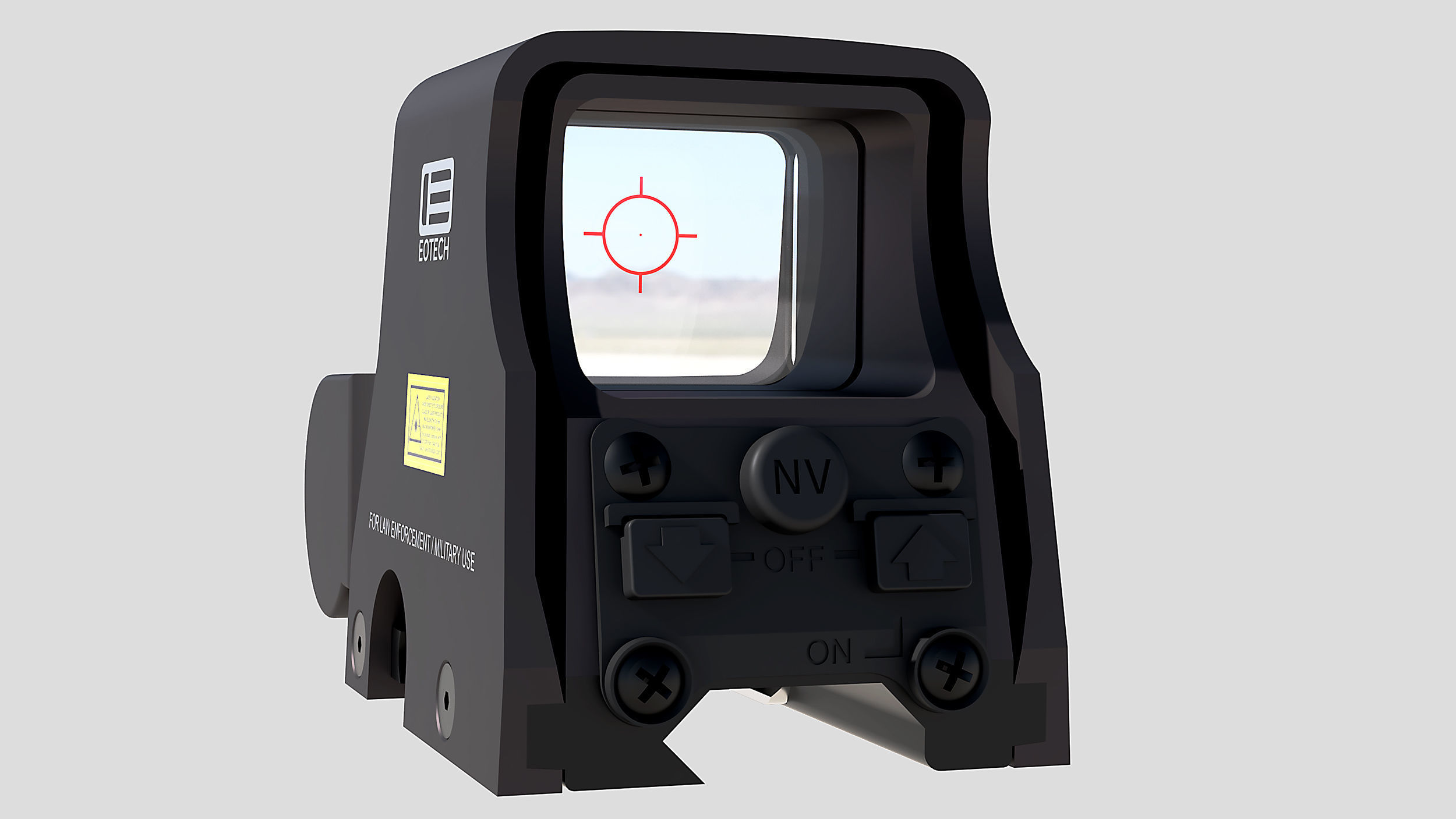 EOTECH XPS3 3D model SKP IGE IAM F3D