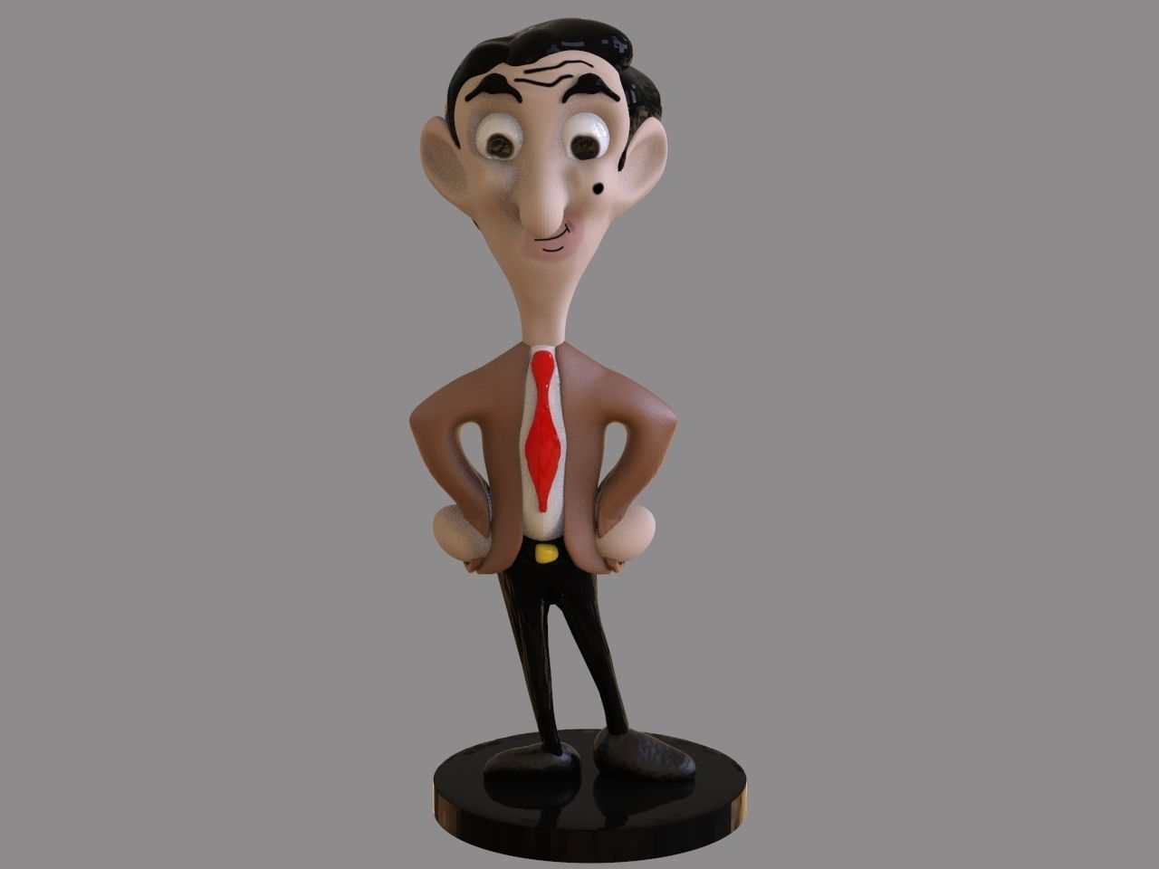 Mr Bean Toon 3D model 3D printable | CGTrader