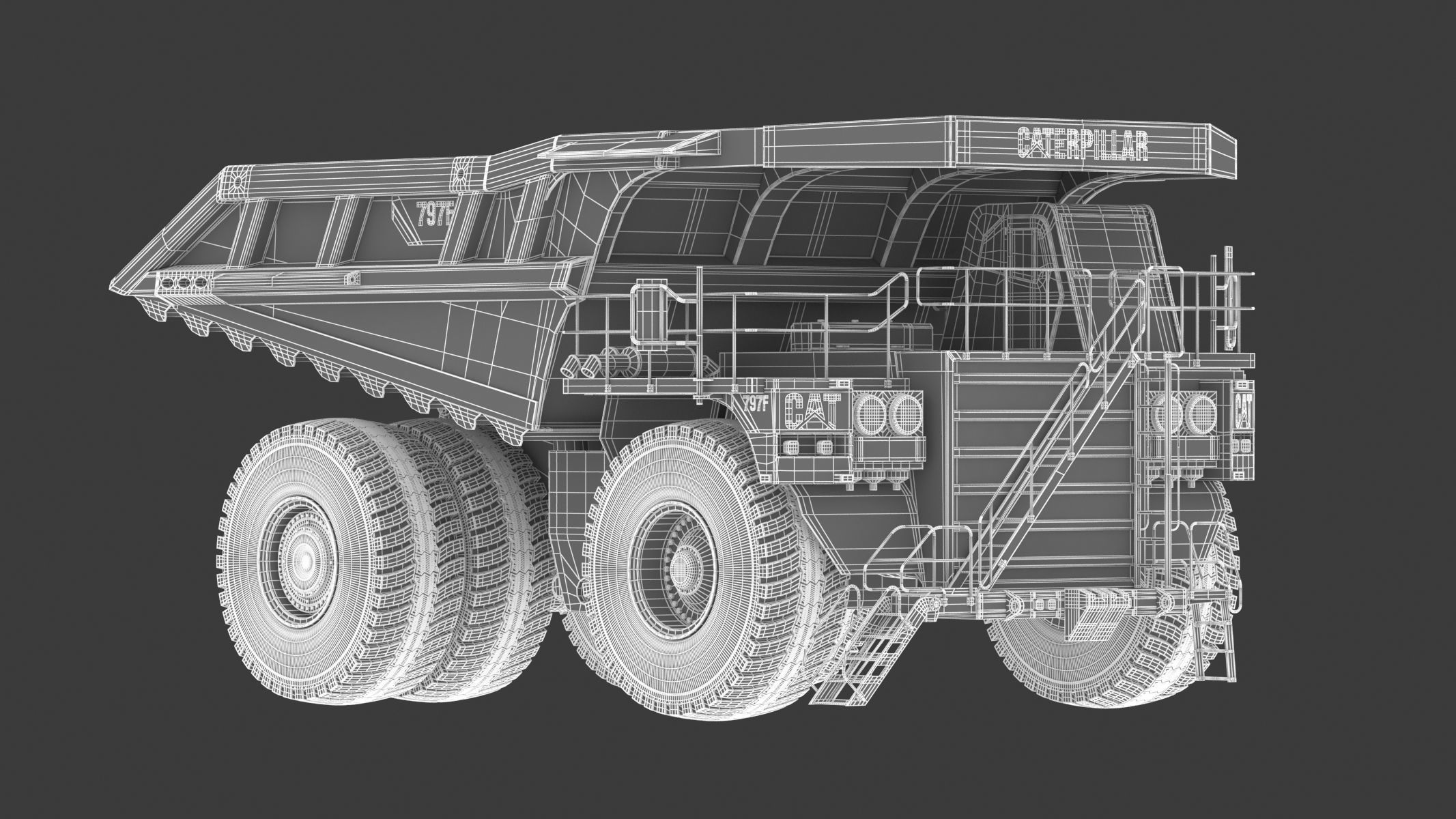 Caterpillar 797 3D model | CGTrader