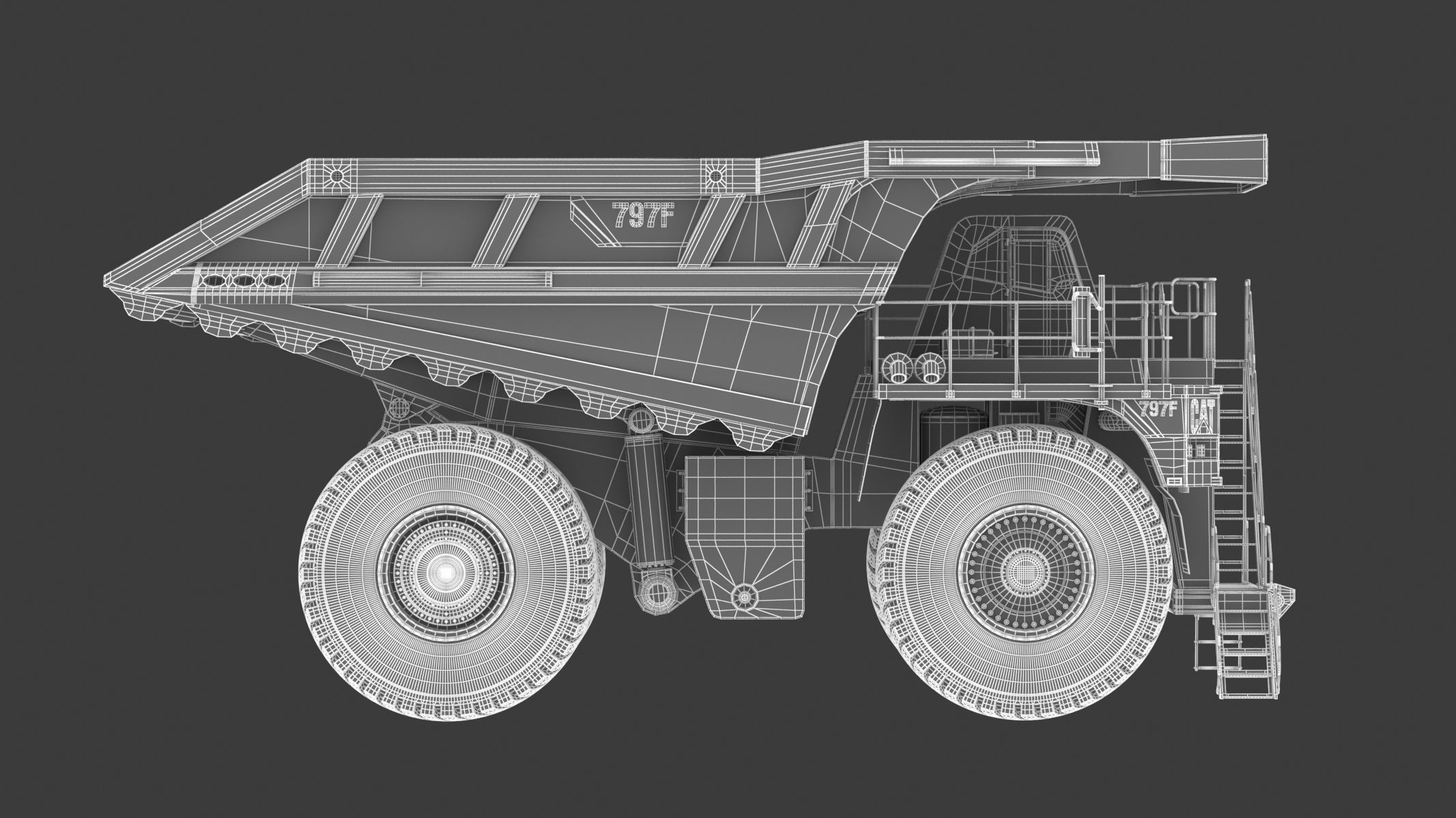 Caterpillar 797 3D model | CGTrader