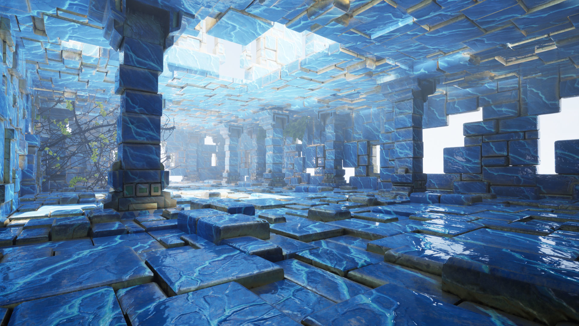 Modular Walls Fantasy free VR / AR / low-poly 3D model | CGTrader