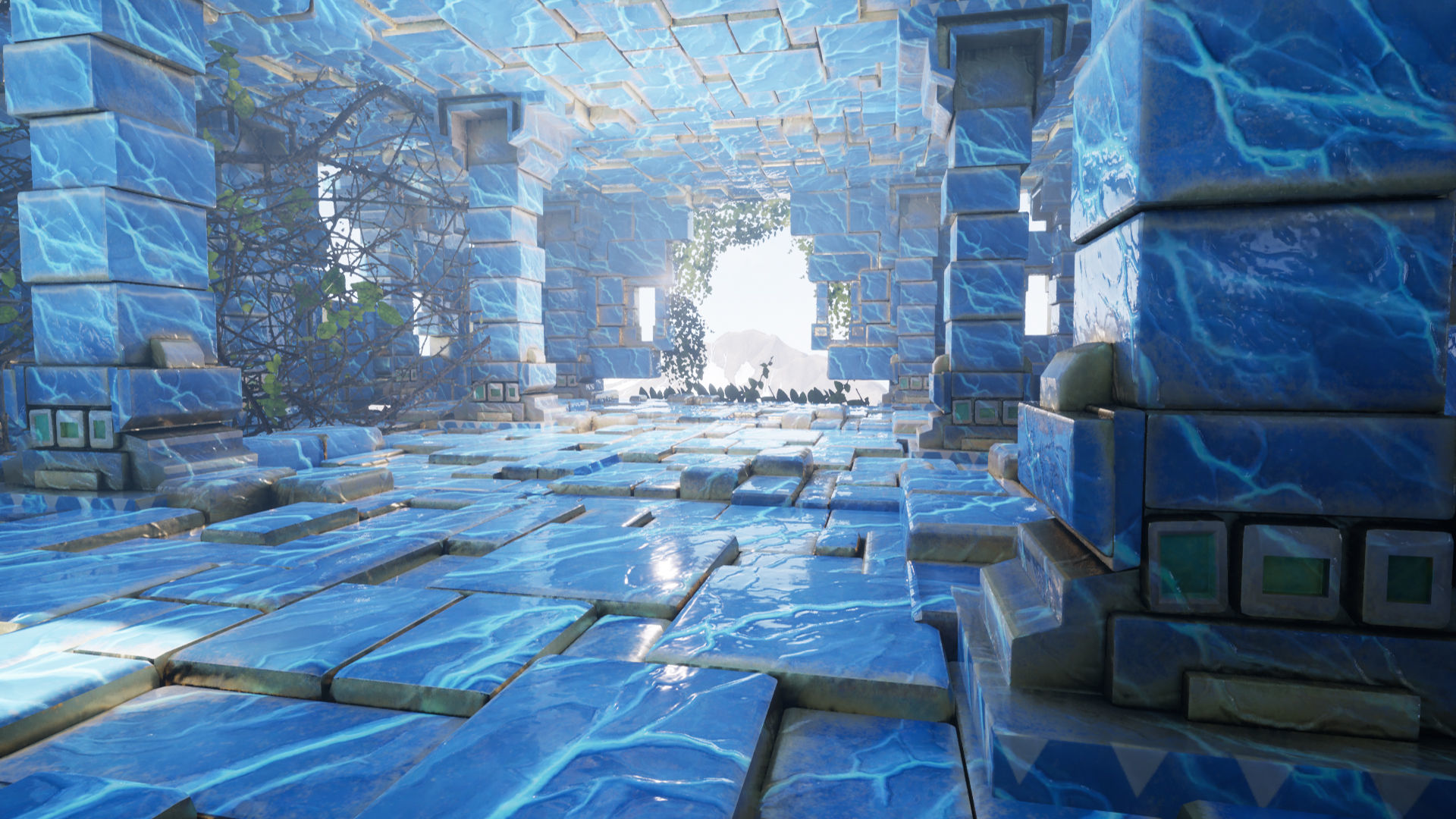 Modular Walls Fantasy free VR / AR / low-poly 3D model | CGTrader