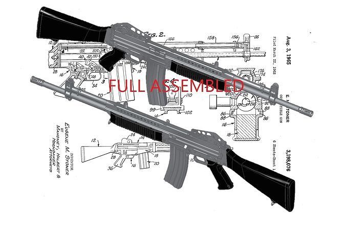 Stoner 63 3D model | CGTrader