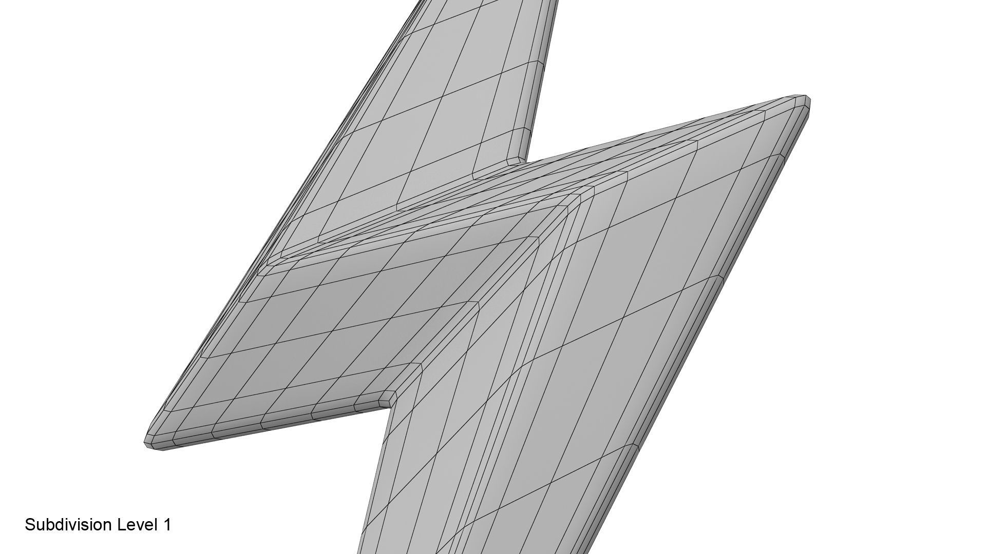 Lightning symbol 3D model | CGTrader