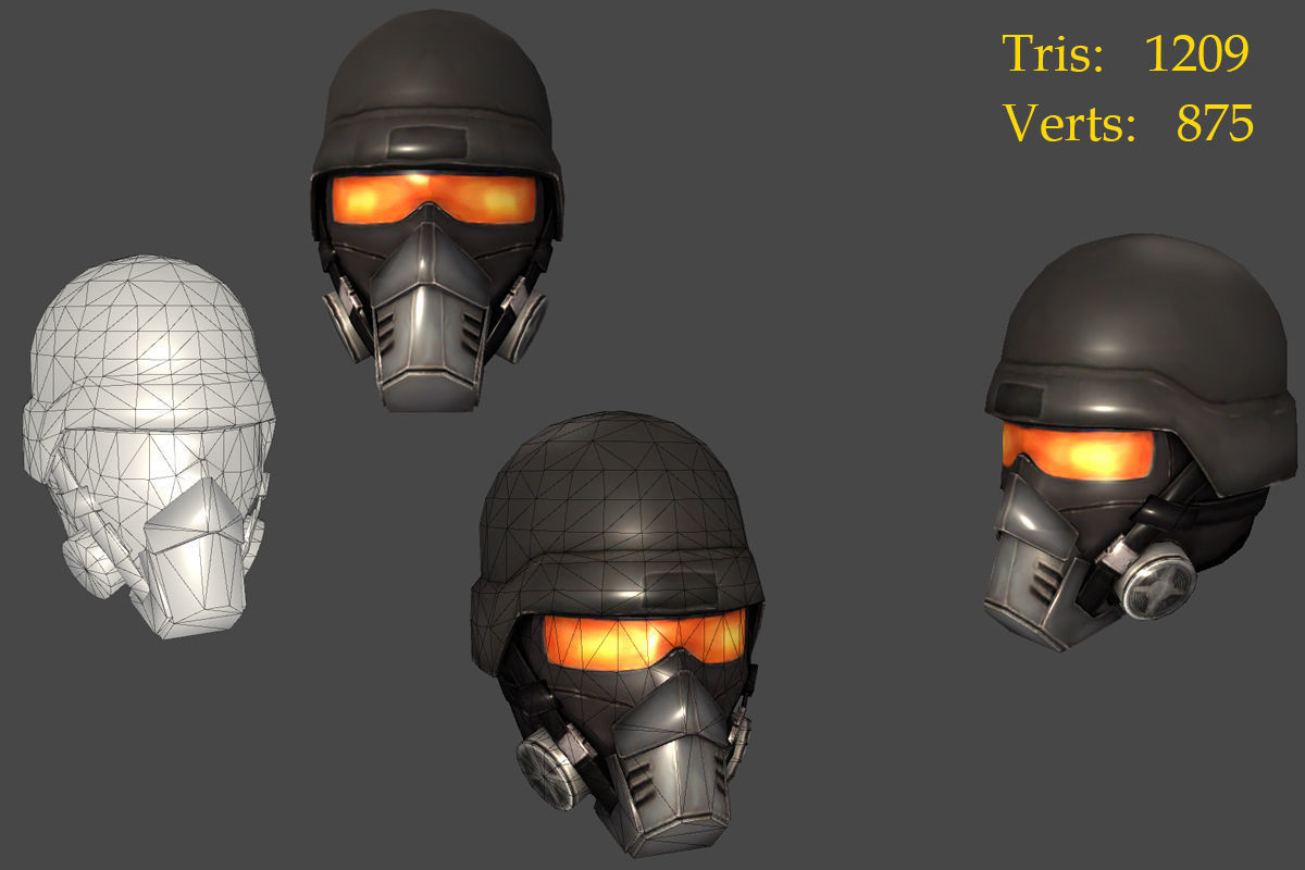 3D model Masks Pack Soldier VR / AR / low-poly | CGTrader
