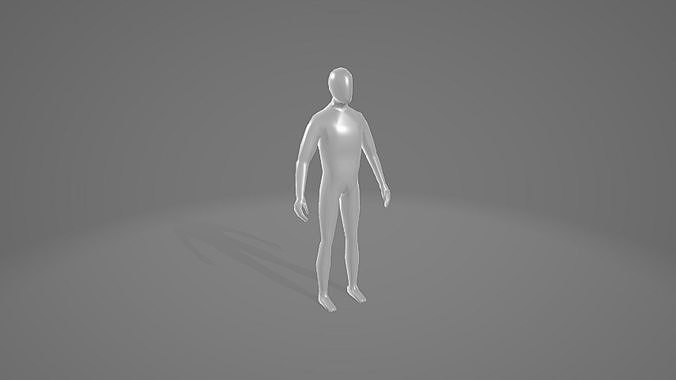 Low Poly Man free 3D model | CGTrader