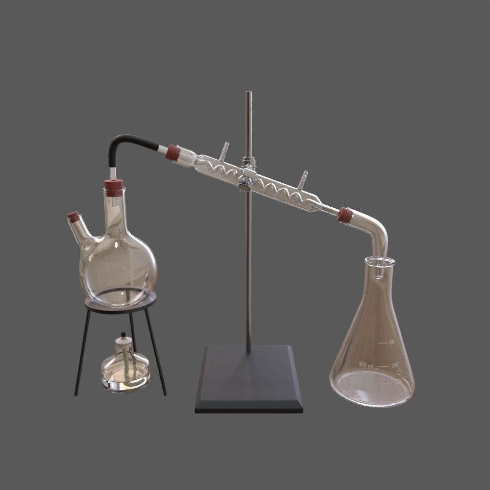 3D model Distillation apparatus | CGTrader