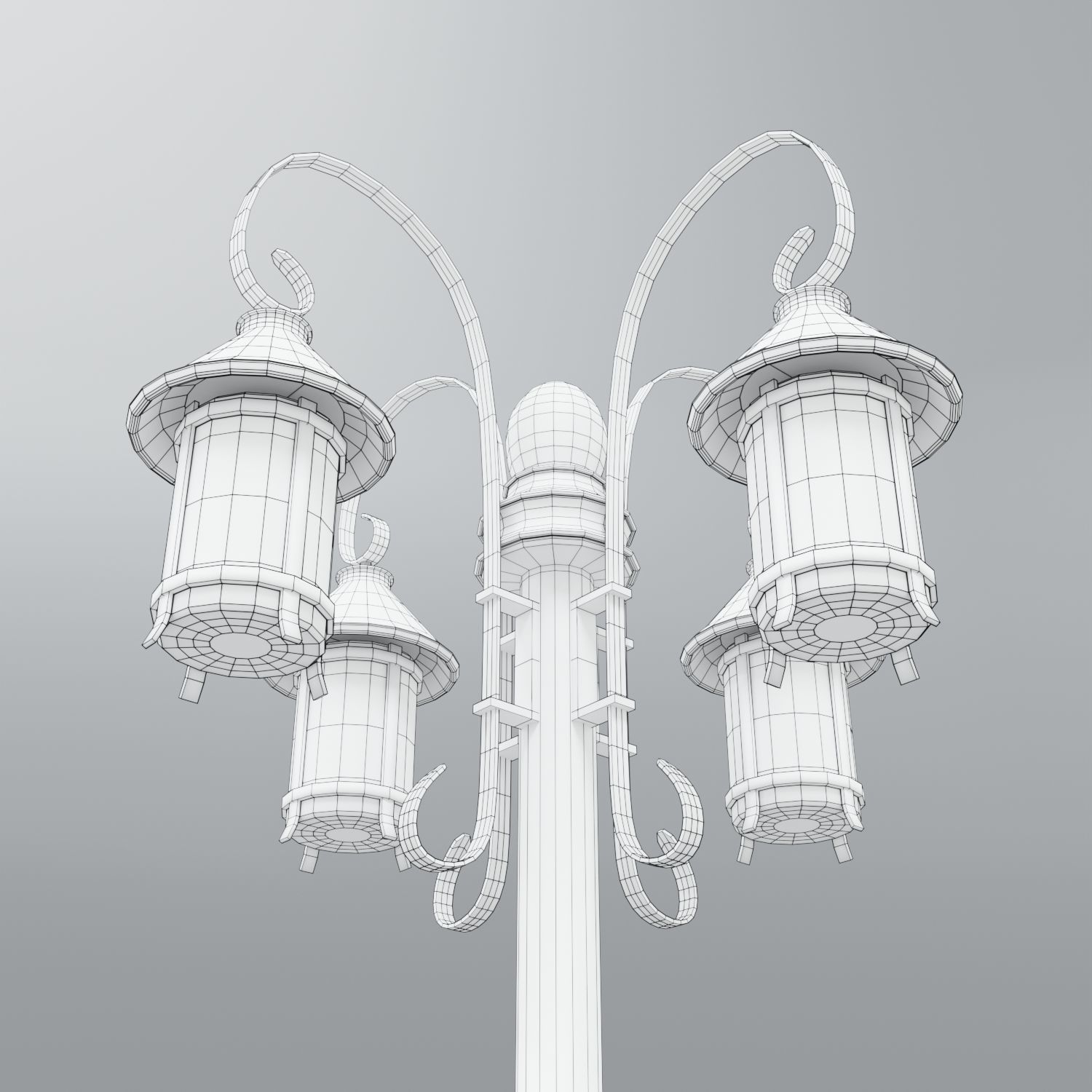 3D model Street light Low-poly 3D model VR / AR / low-poly | CGTrader