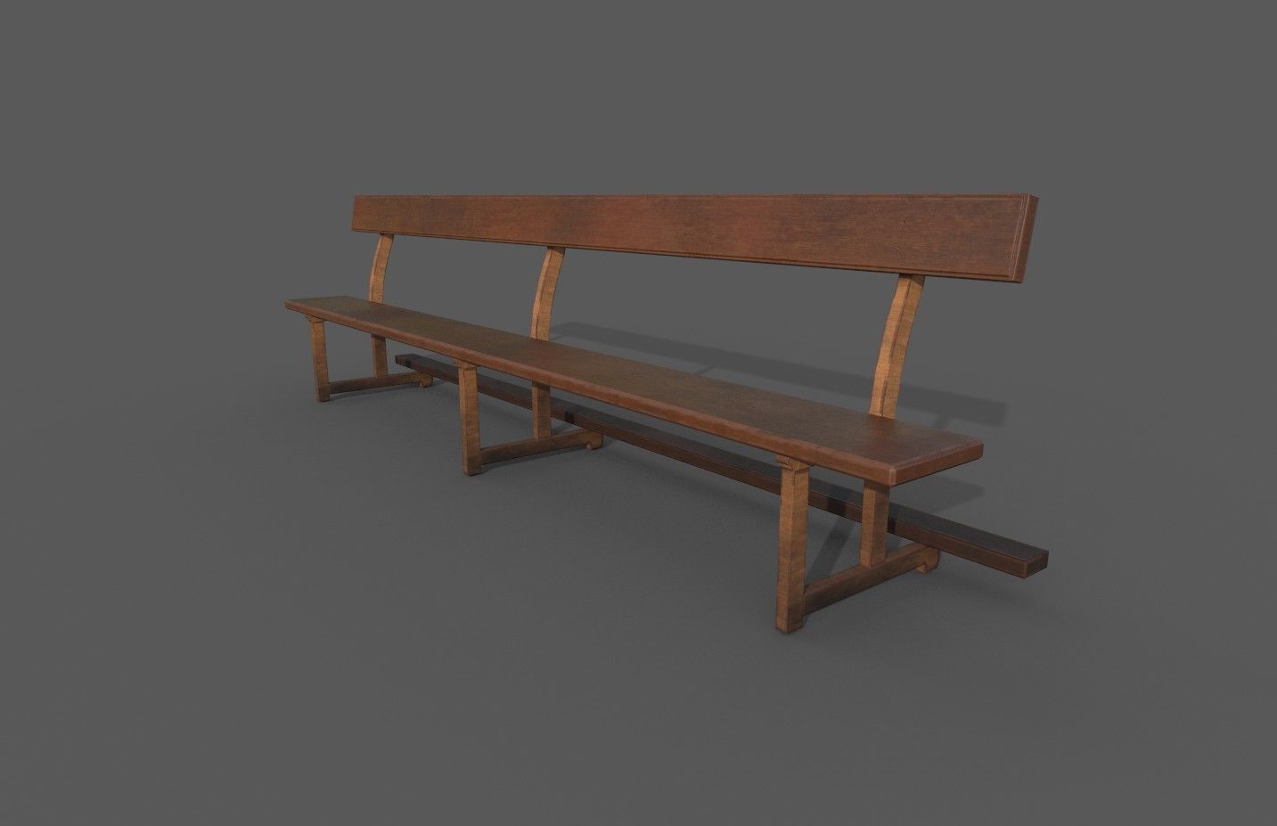 3D asset Church Bench | CGTrader