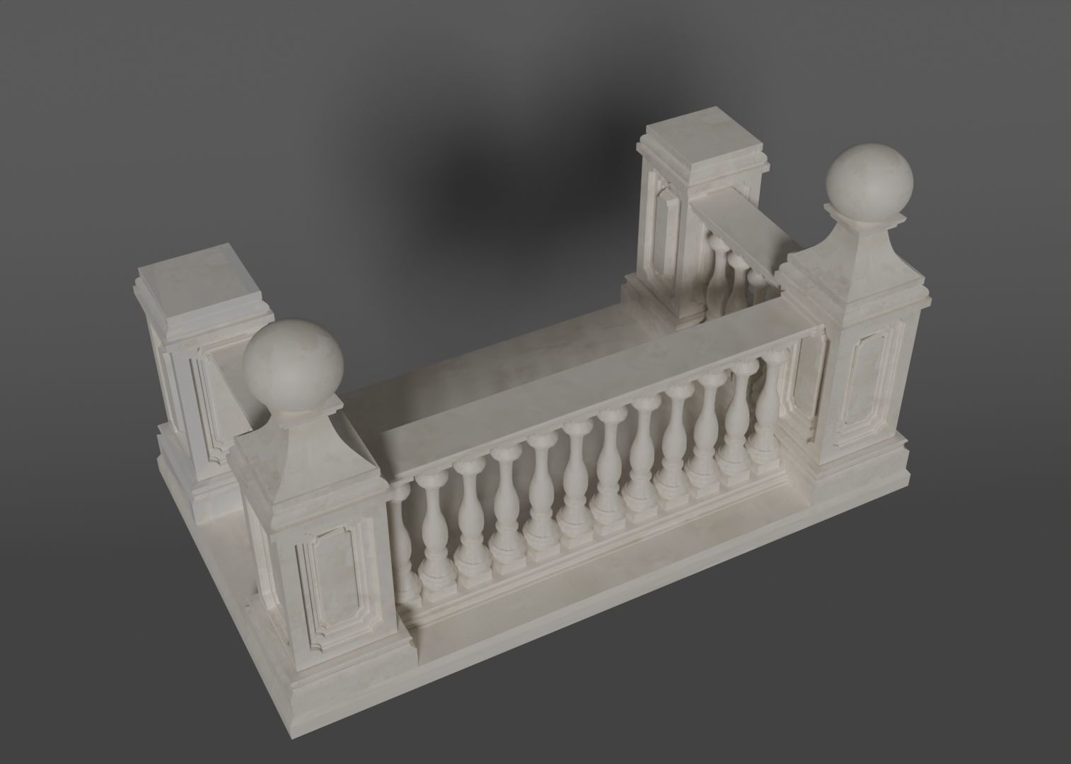 Decorative balcony 3D model | CGTrader