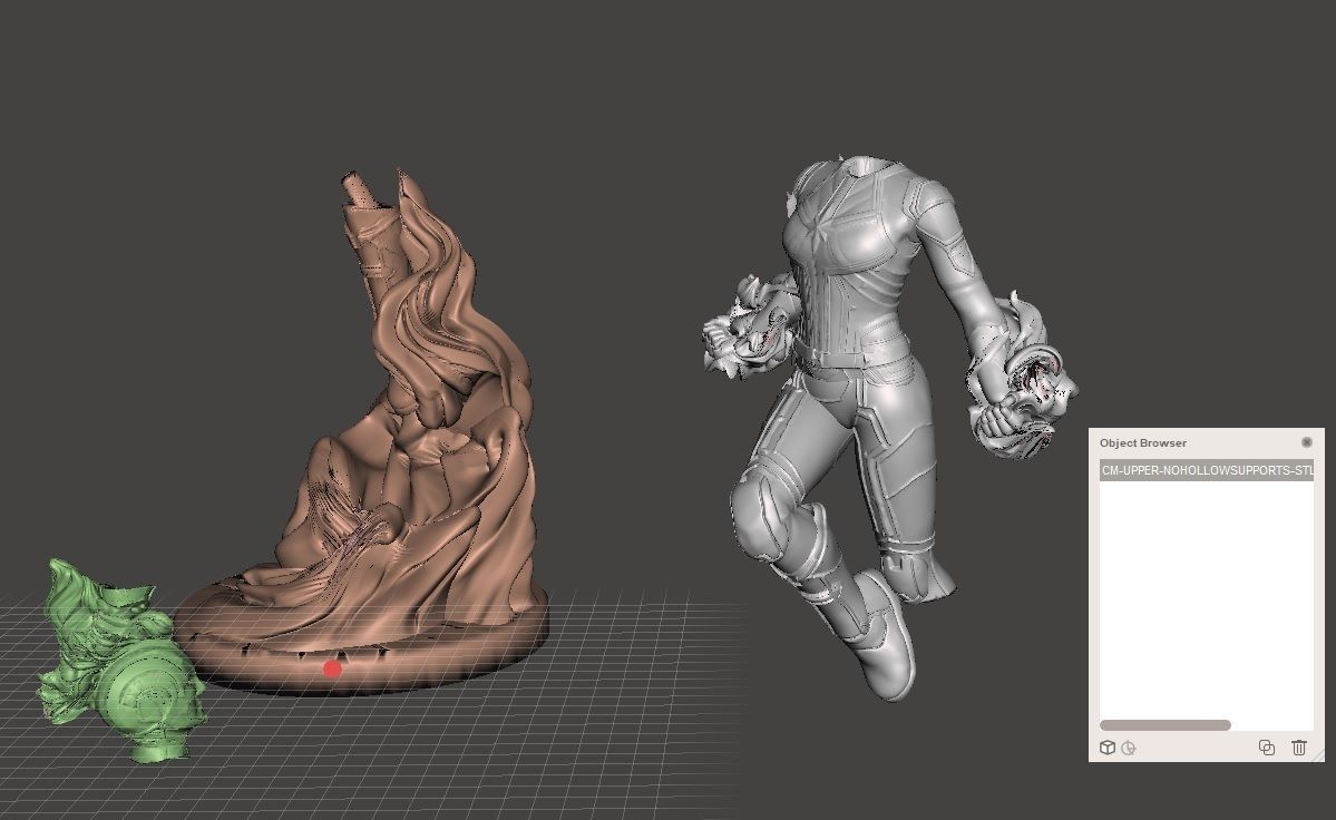 CAPTAIN MARVEL AVENGERS ENDGAME MCU STATUE PRINTABLE 3D model 3D ...