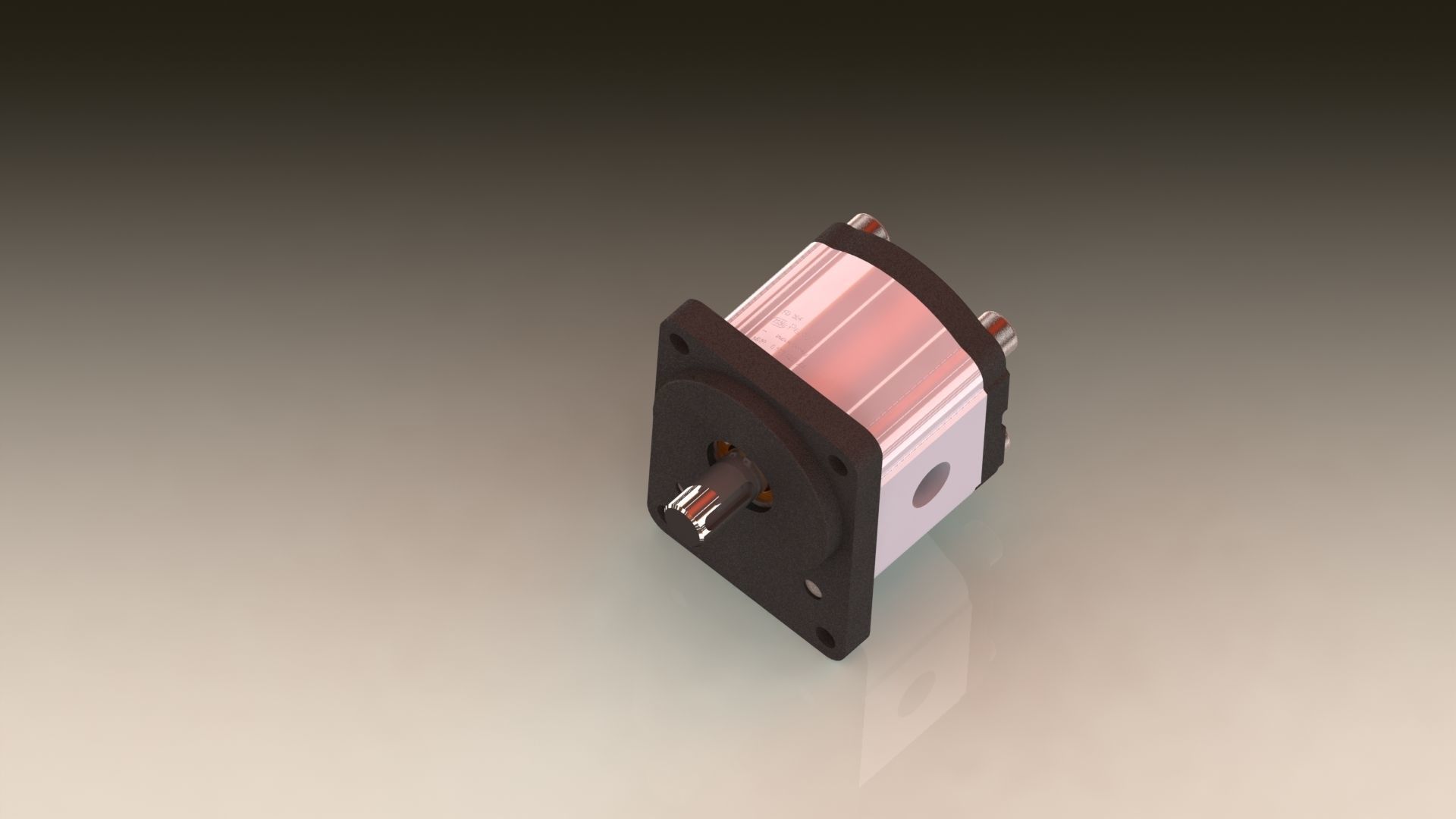 Hydraulic pump 3D model | CGTrader