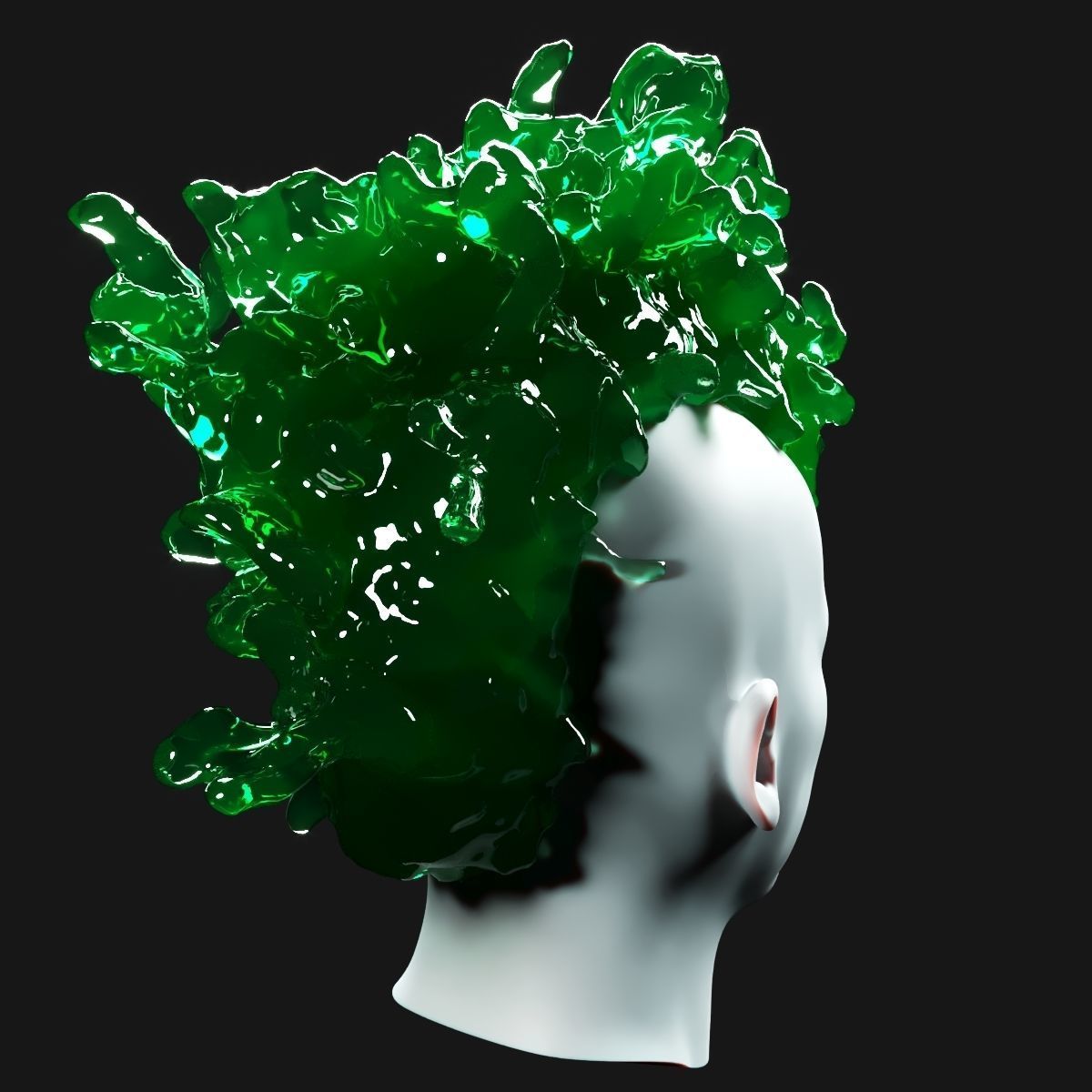 Punk Splash 2 3D model | CGTrader