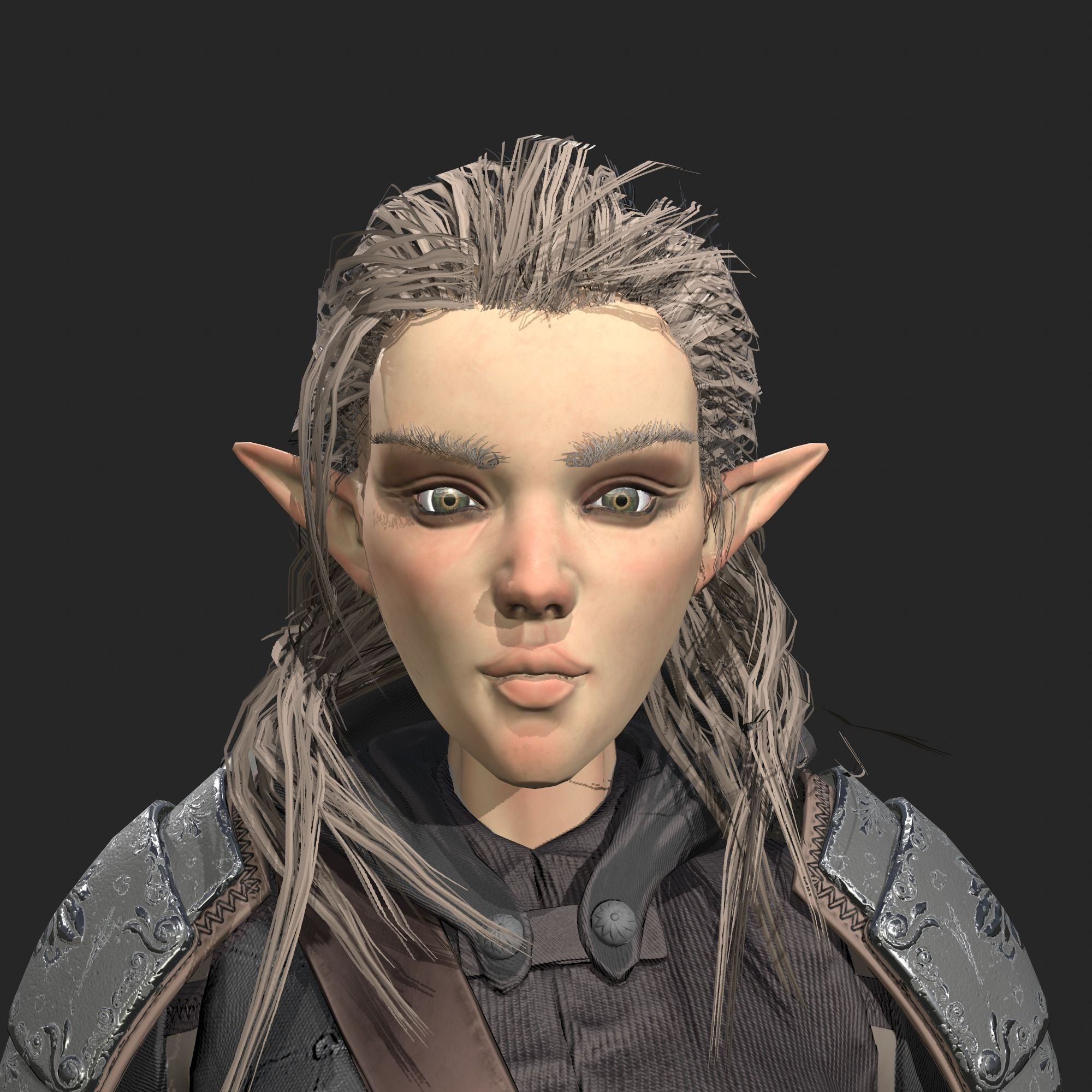 Elf Archer free VR / AR / low-poly 3D model | CGTrader