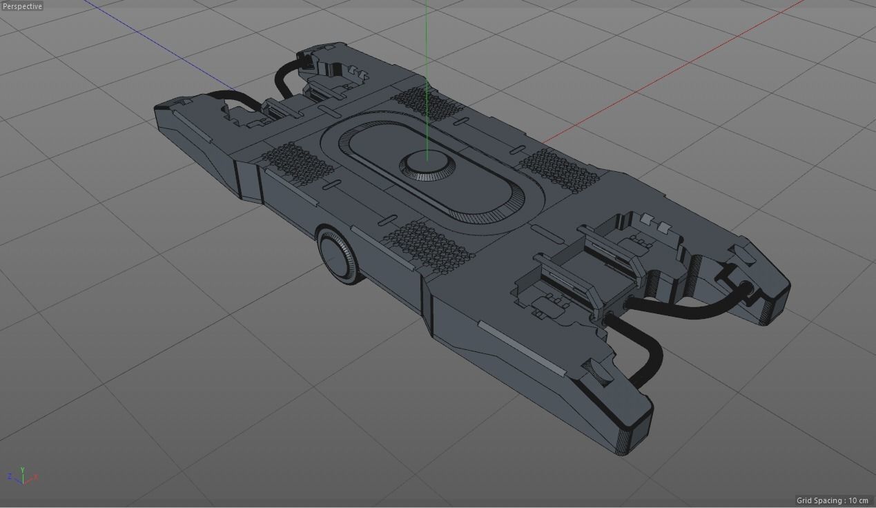 Sci-Fi Props Gadget Panel free 3D model | CGTrader
