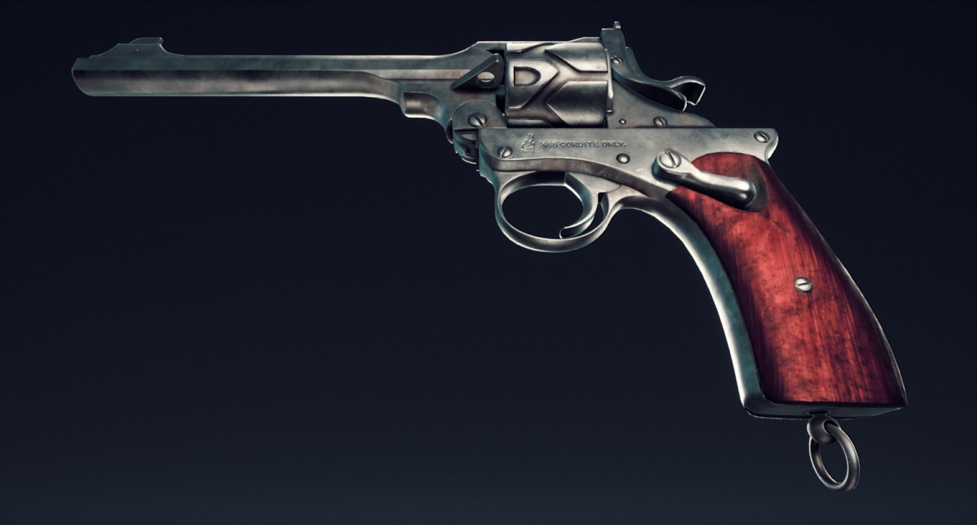 3D model Webley Fosbery Automatic Revolver VR / AR / low-poly | CGTrader