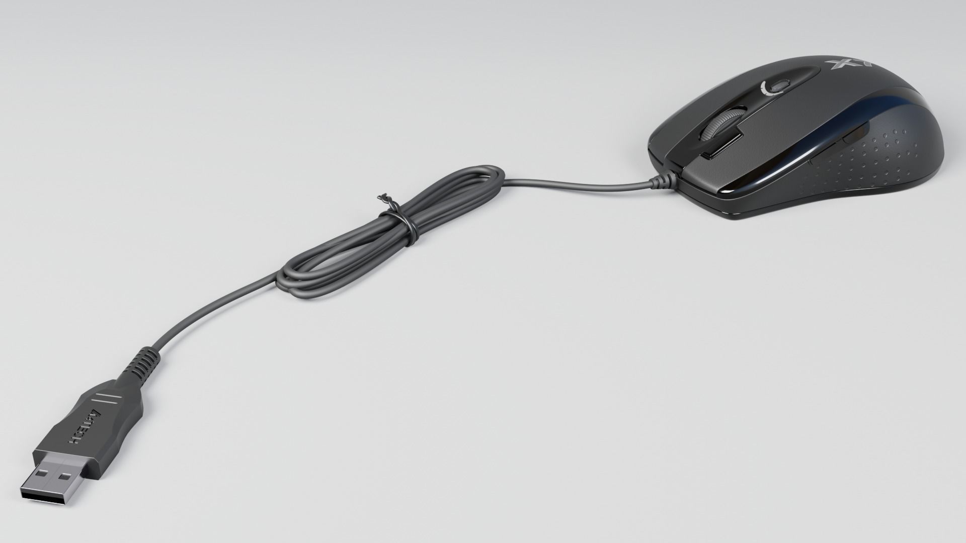 A4Tech X7 Mouse 3D model | CGTrader