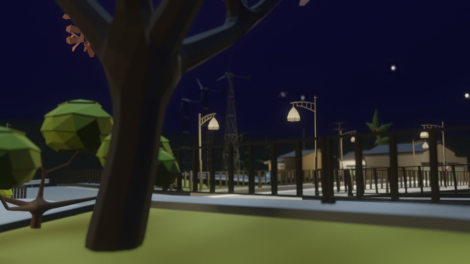 3D model Low poly japanese town VR / AR / low-poly | CGTrader