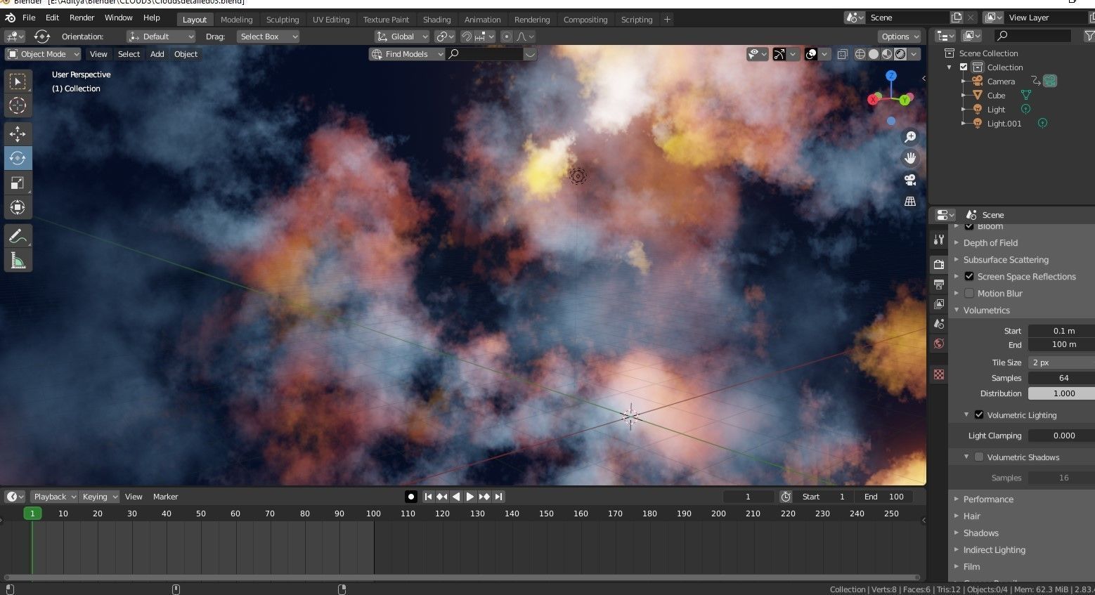 Clouds blender free 3D model | CGTrader