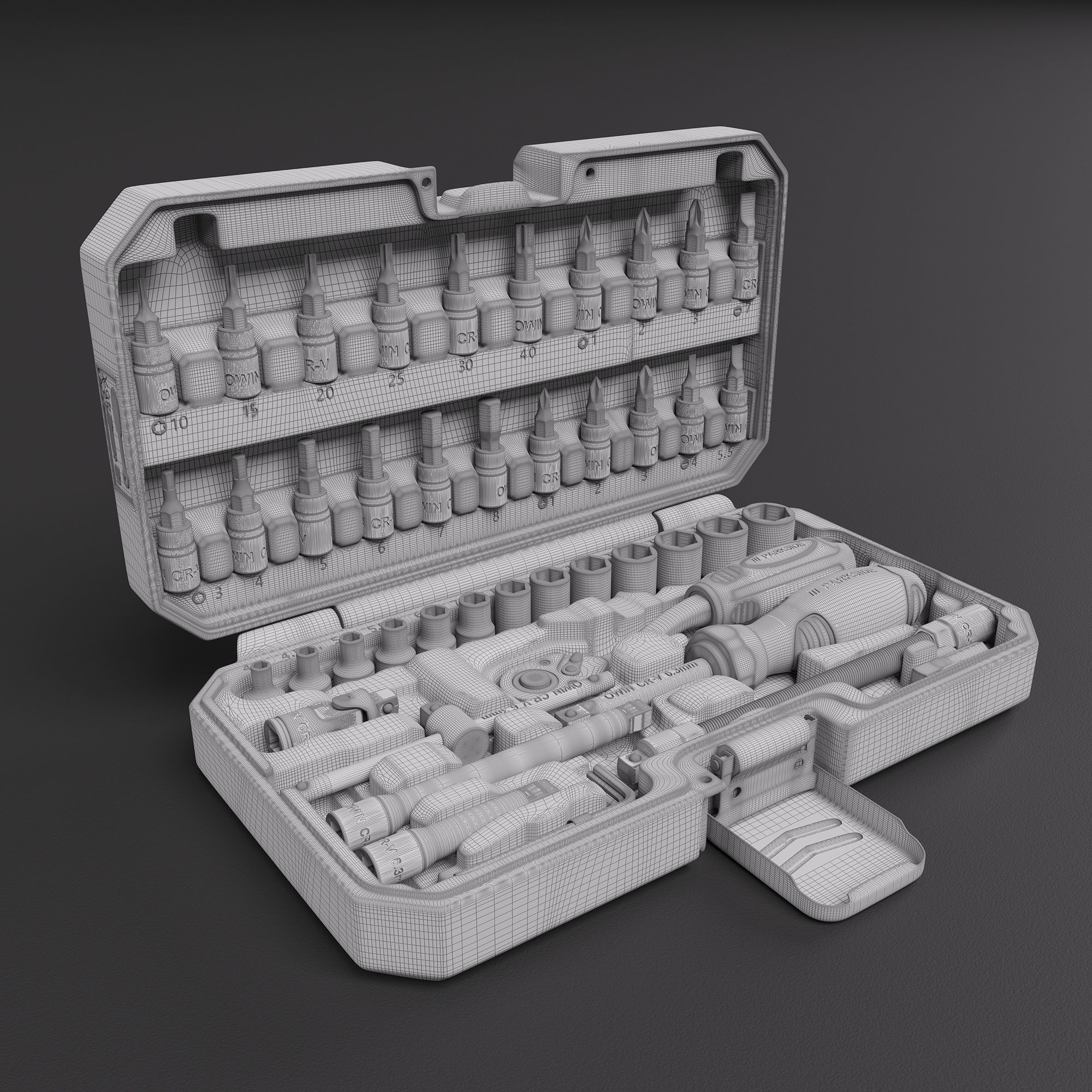 Toolbox tools 3D model | CGTrader