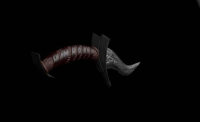 High poly devil dagger 3D model | CGTrader