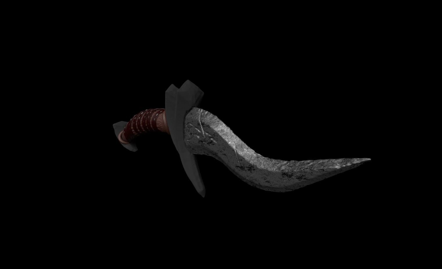 High poly devil dagger 3D model | CGTrader