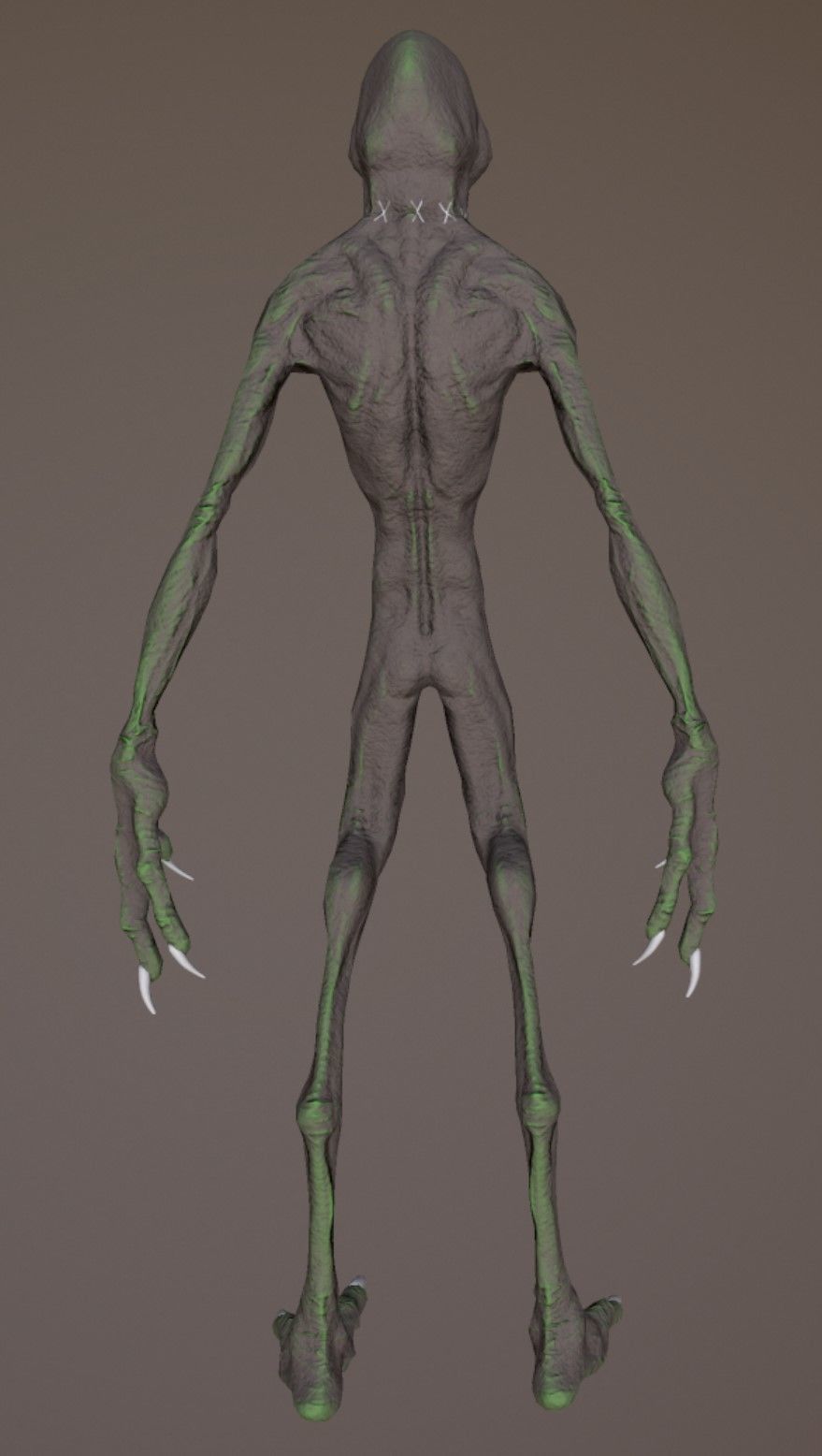 Mutant Low-poly 3D model free VR / AR / low-poly 3D model rigged | CGTrader